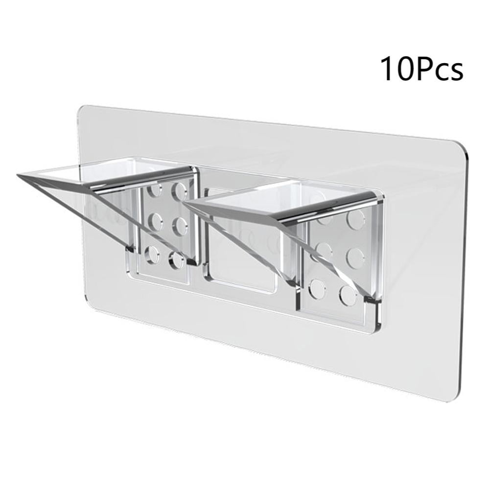 BLUESON 10X Shelf Support Holders Wall-Mounted Wardroberacks Punch Free ...