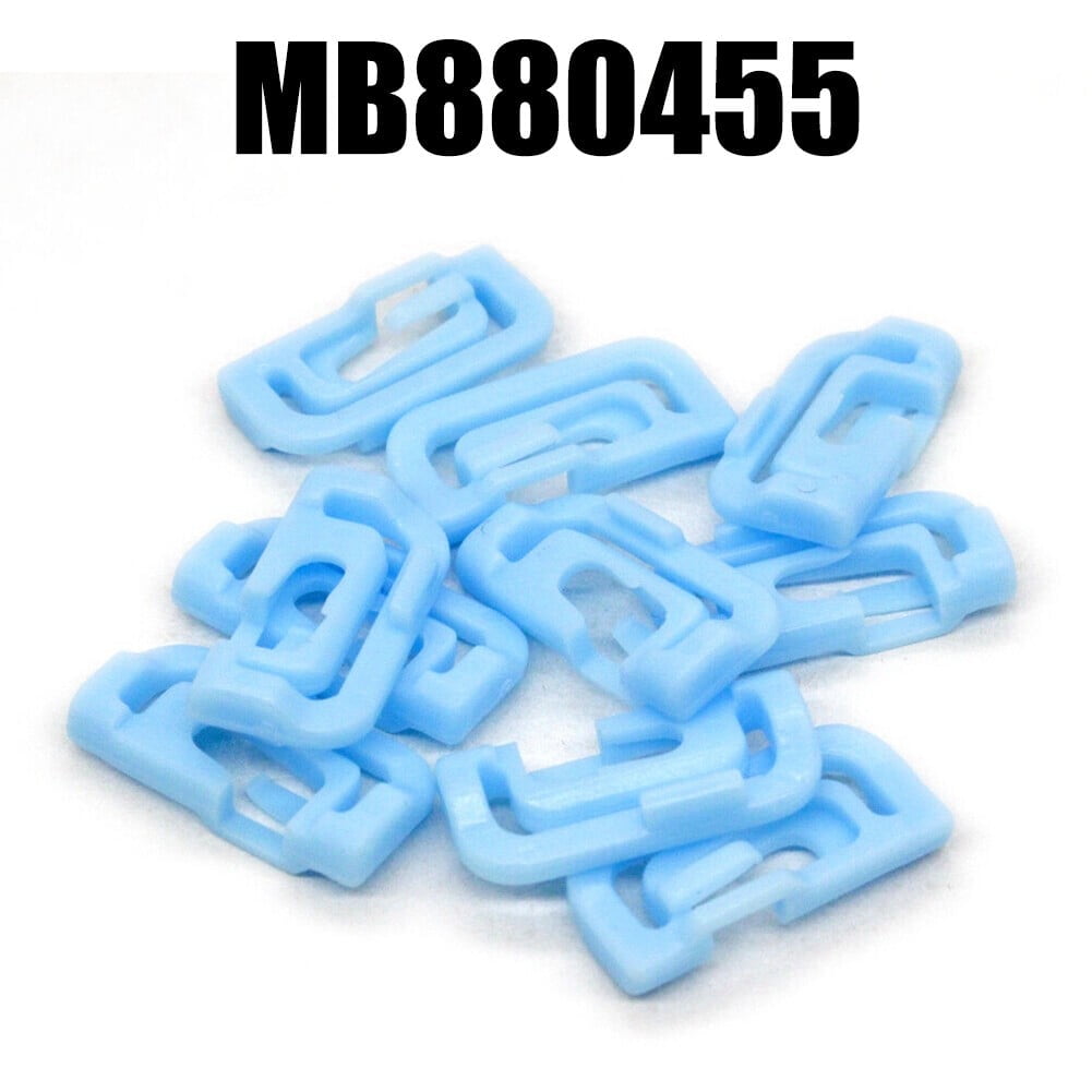 BLUESON 10X Windshield Molding Retainer Clips For Mitsubishi Lancer ...