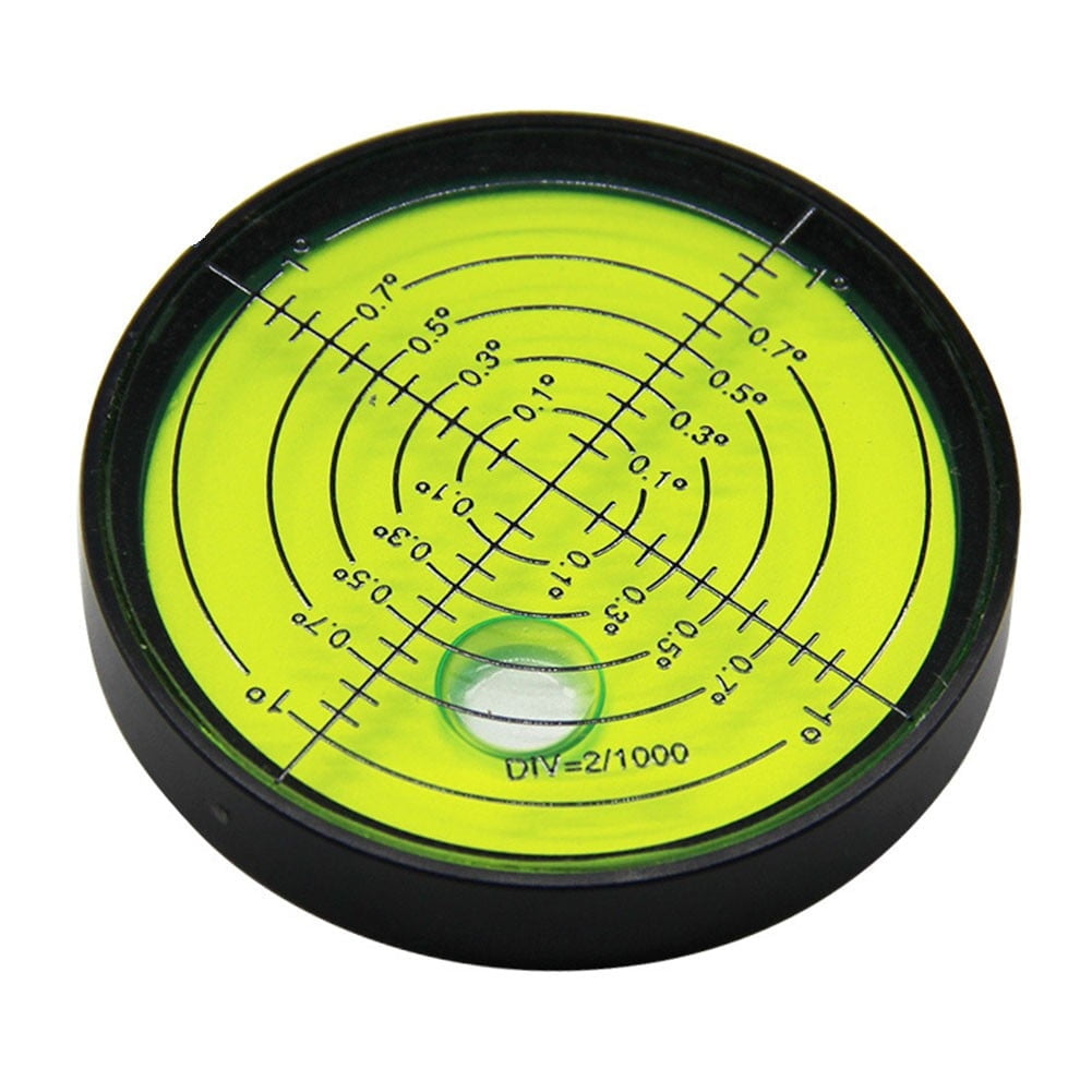 BLUESON 1pc Metal Horizontal Bubble High Precision Level Bubble Round ...