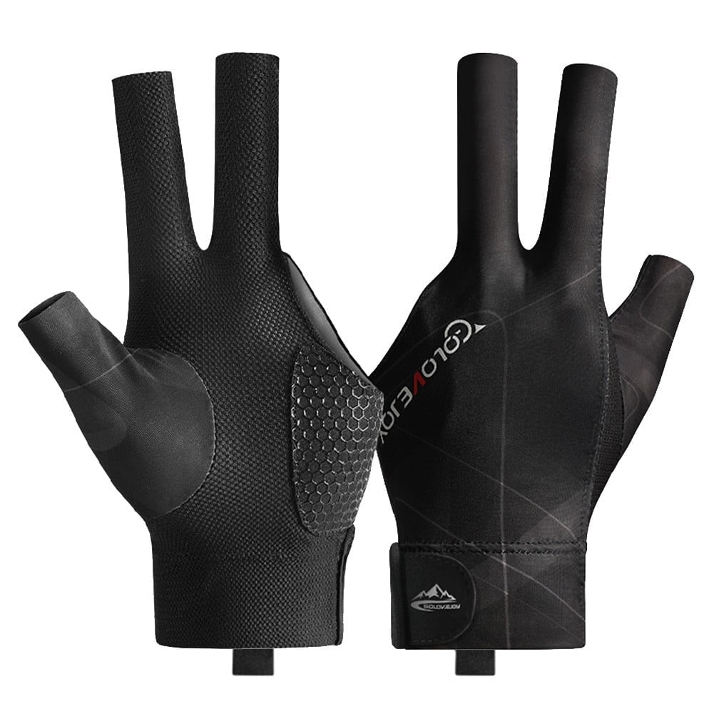 BLUESON 1pcs Snooker Pool Billiard Glove Cue Shooter Spandex 3 Finger ... BLUESON 1pcs Snooker Pool Billiard Glove Cue Shooter Spandex 3 Finger ...
