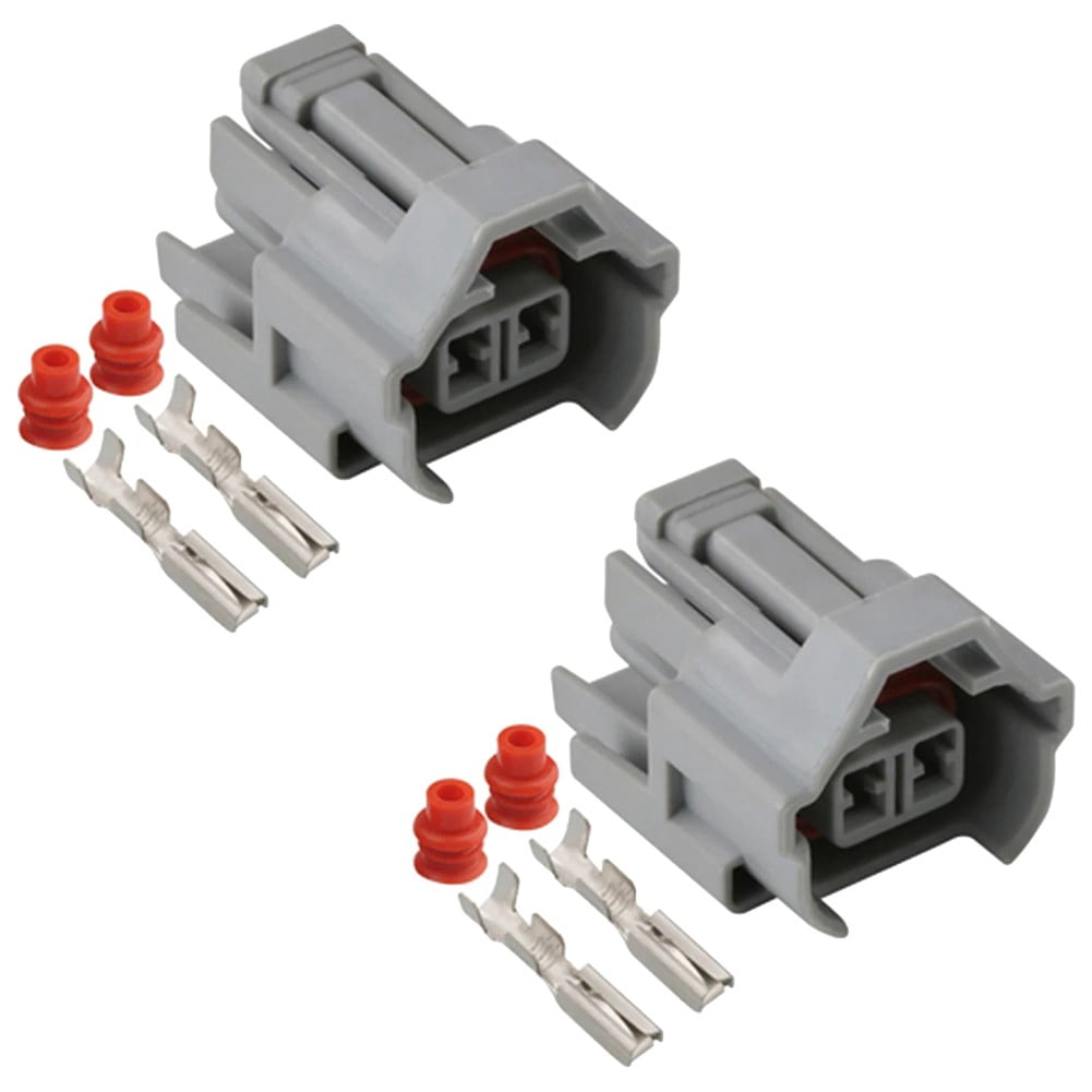 BLUESON 2-Pin Ev1 Car Ev6 Fuel Injector Waterproof Connector 6189-0553 ...