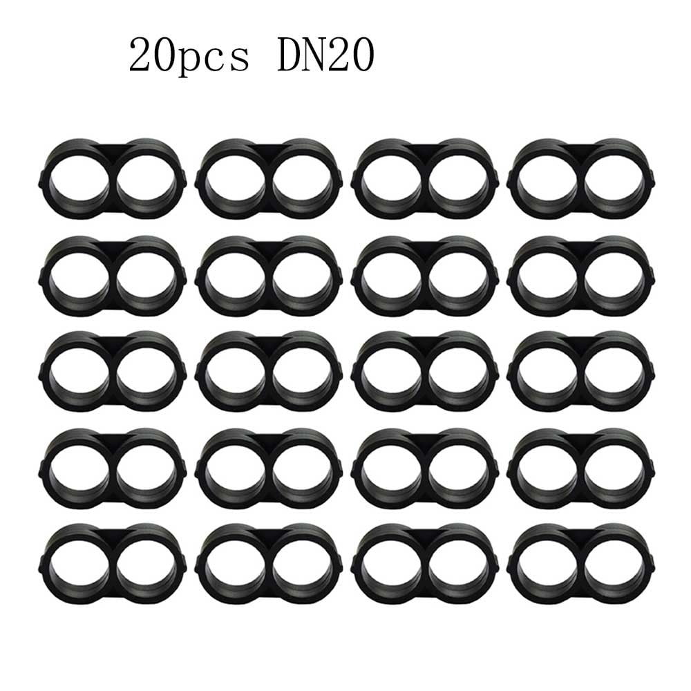 BLUESON 20pcs 12/16/20/25mm Barb Insert Figure 8 End Cap Off Plug Drip ...