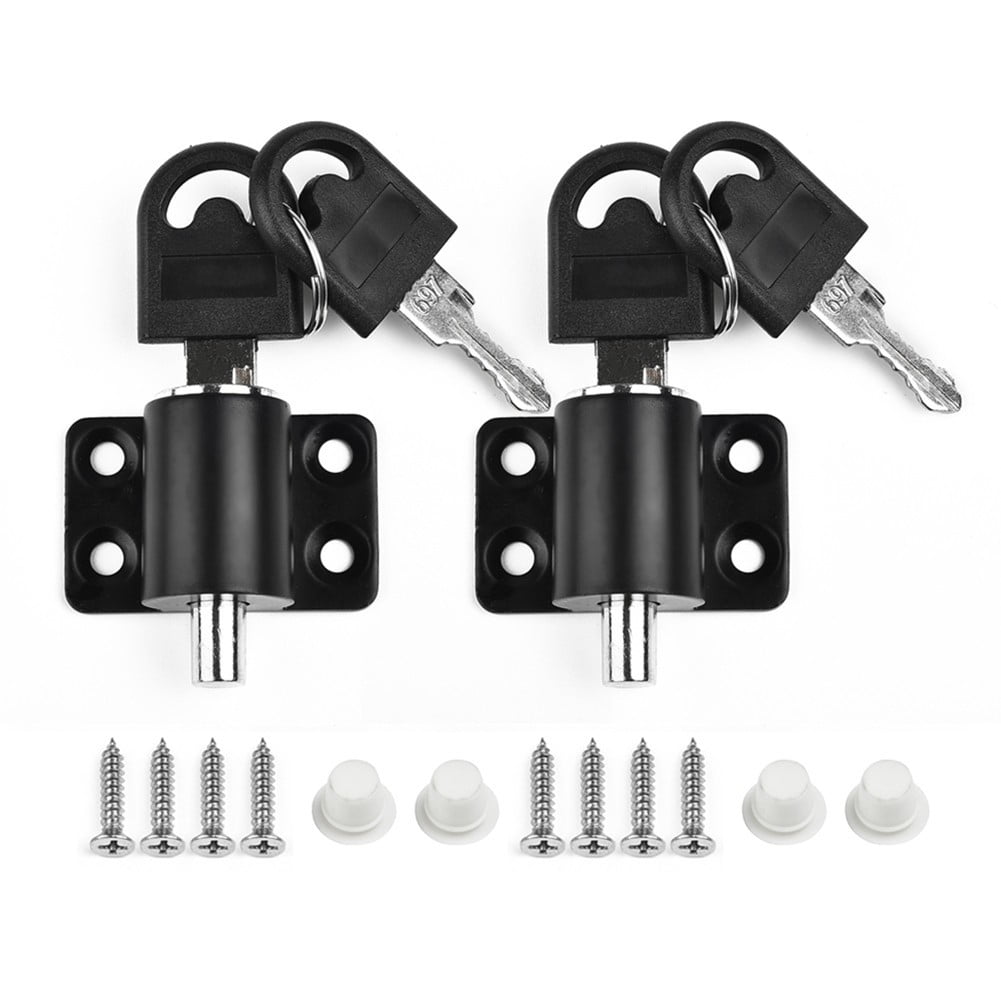 BLUESON 2Pcs Sliding Patio Door Catches Set Casement Bolt Security Lock ...