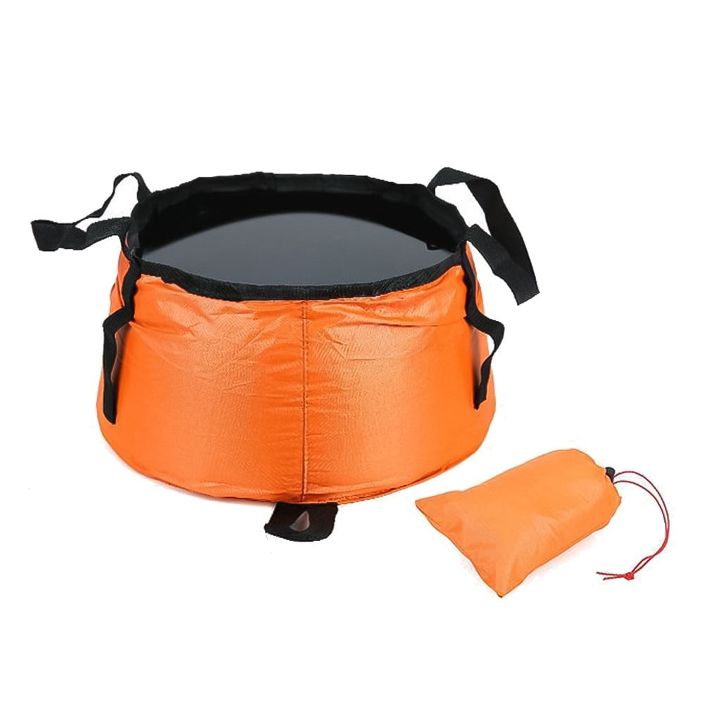 BLUESON Camping Wash Basin Folding Bucket Water Container Storage for ...