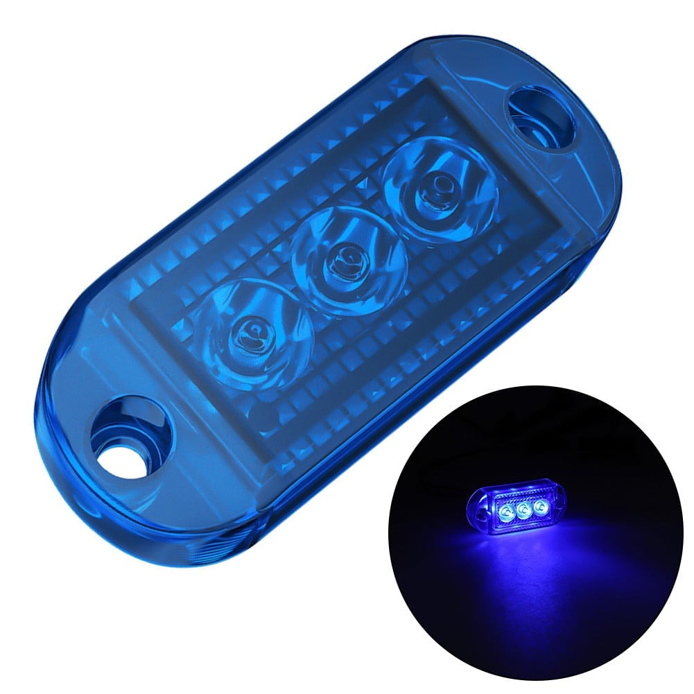 BLUESON LED Clearance Light Side Marker Truck Trailer Lorry Lamp Red ...