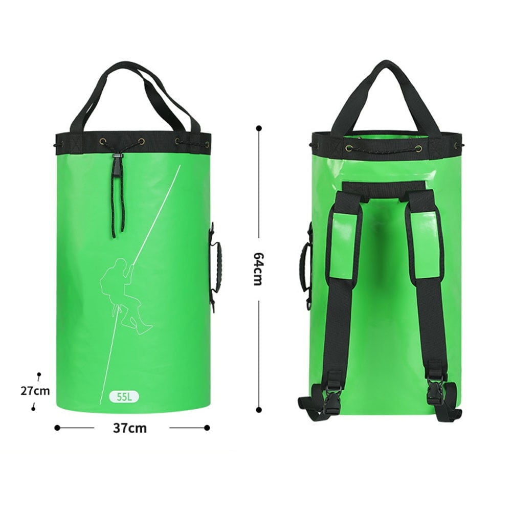 BLUESON Outdoor Rope Storage Bag Hiking Climbing Caving Drainage ...