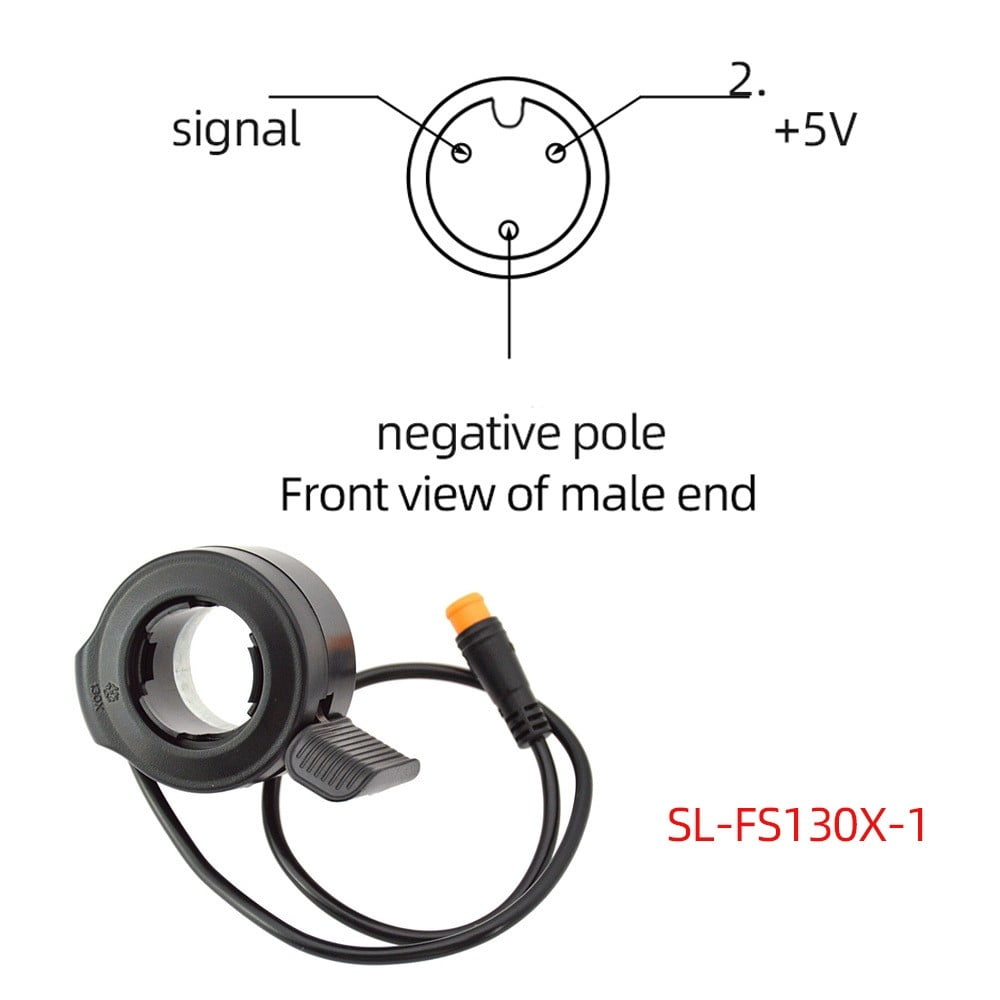 BLUESON ebike Thumb Finger Trigger Throttle Fits For Electric Bike ...