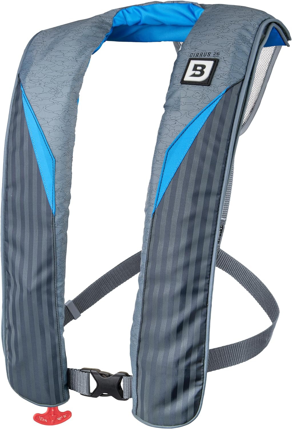 BLUESTORM Cirrus 26 Inflatable Life Jacket PFD for Adults (Coastal Blue ...