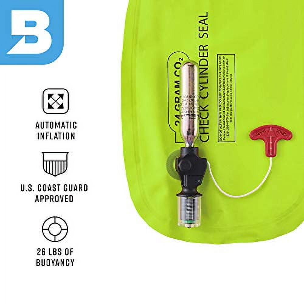 BLUESTORM Cirrus 26 Inflatable Life Jacket PFD for Adults | US Coast ...