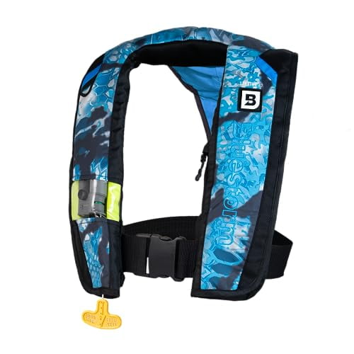 BLUESTORM Stratus 35 Inflatable Life Jacket PFD for Adults | US Coast ...