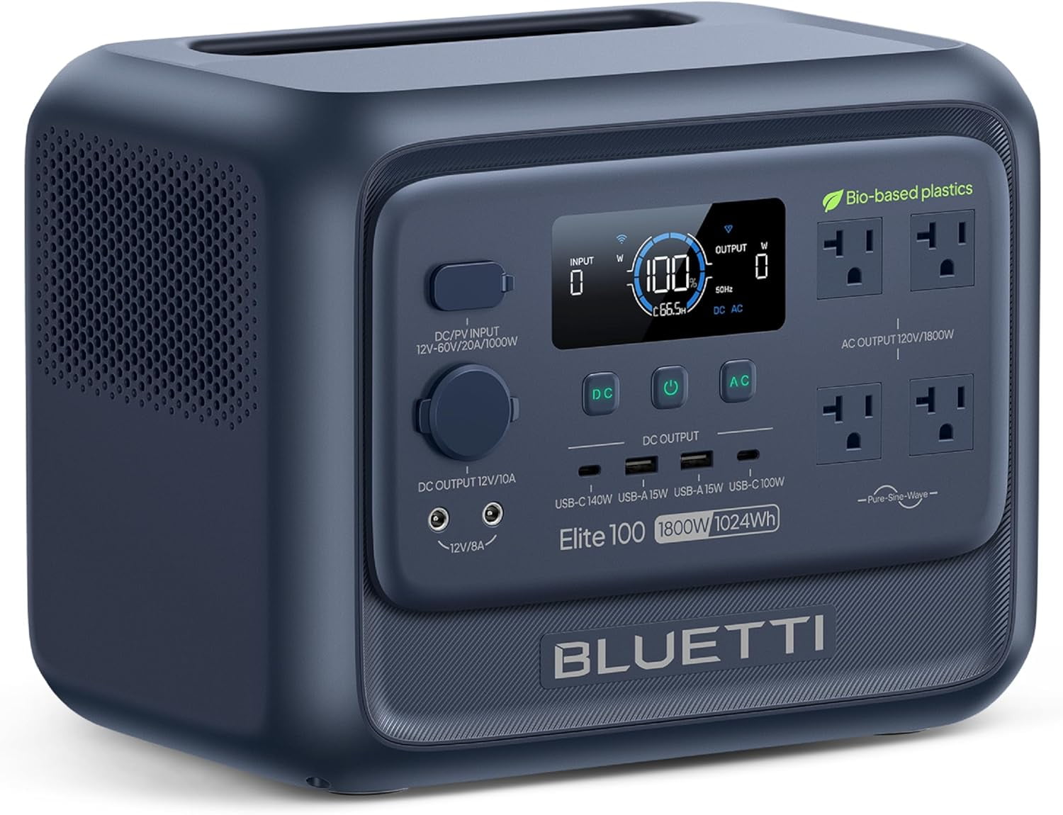 BLUETTI Elite 100 V2 Portable Power Station, 1024Wh LiFePO4 Battery ...