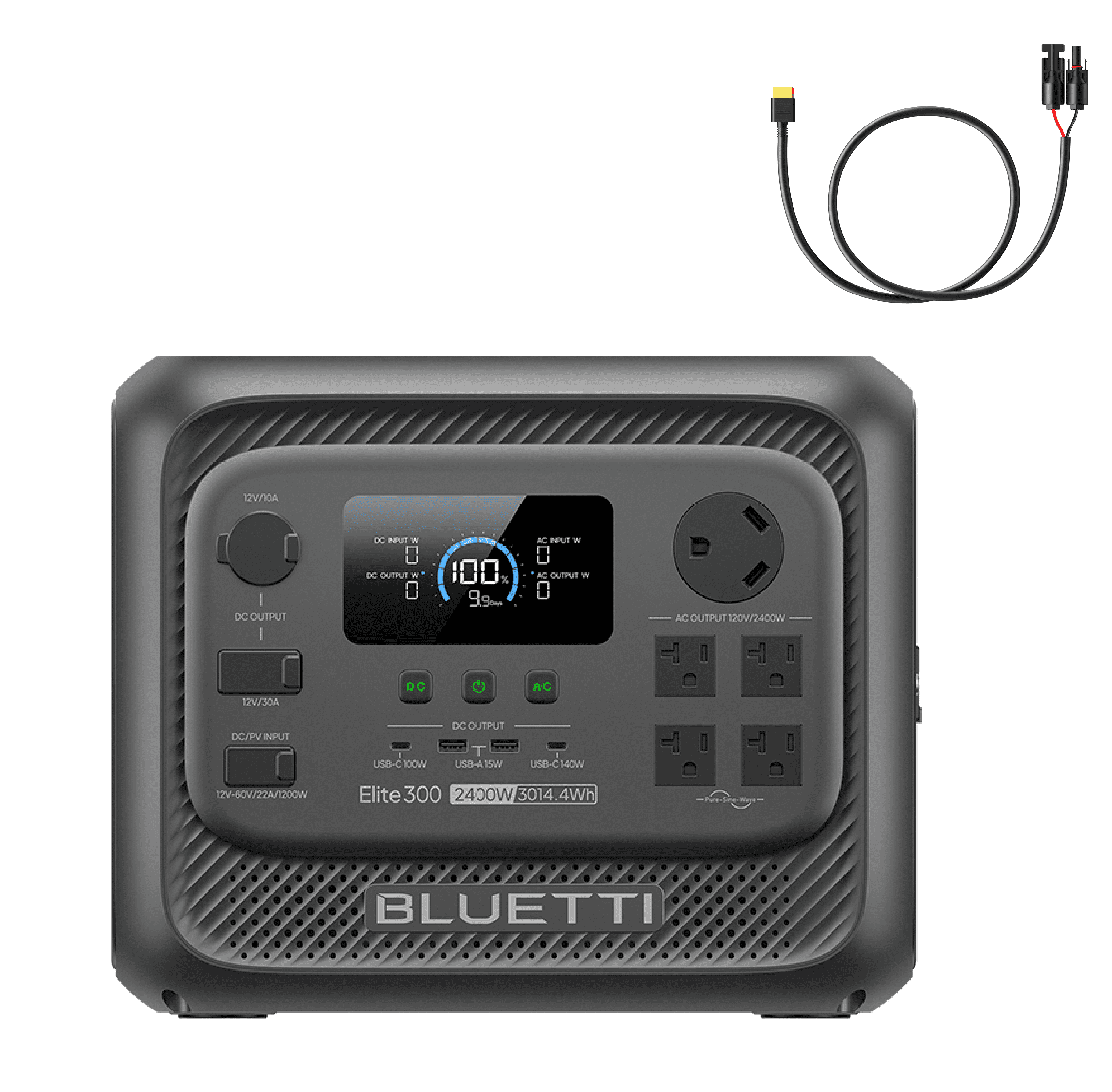BLUETTI Elite 300 Portable Power Station, 3014Wh LiFePO4 Battery Solar ...