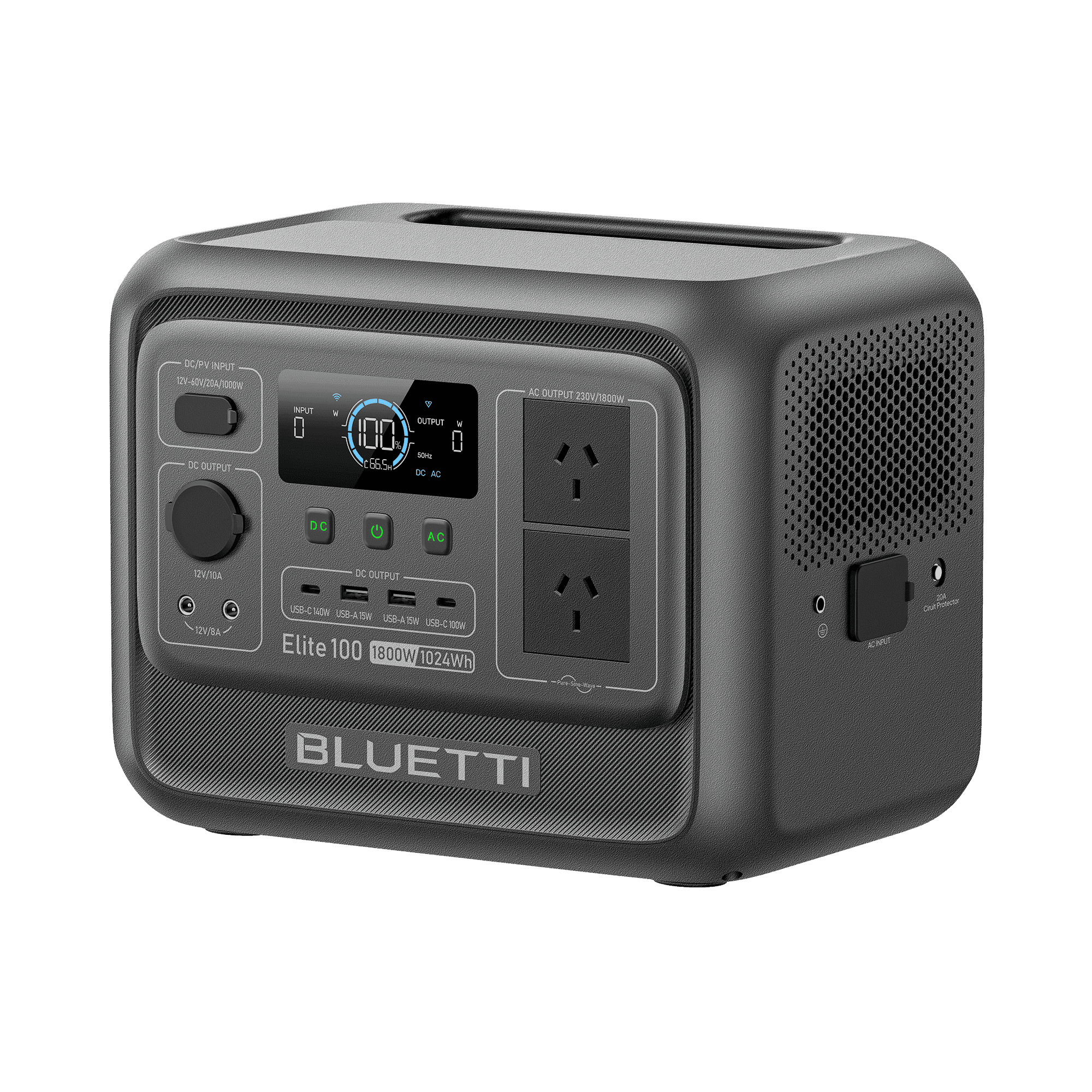 BLUETTI Elite 100 V2 Portable Solar Generator, 1024Wh LFP Battery ...