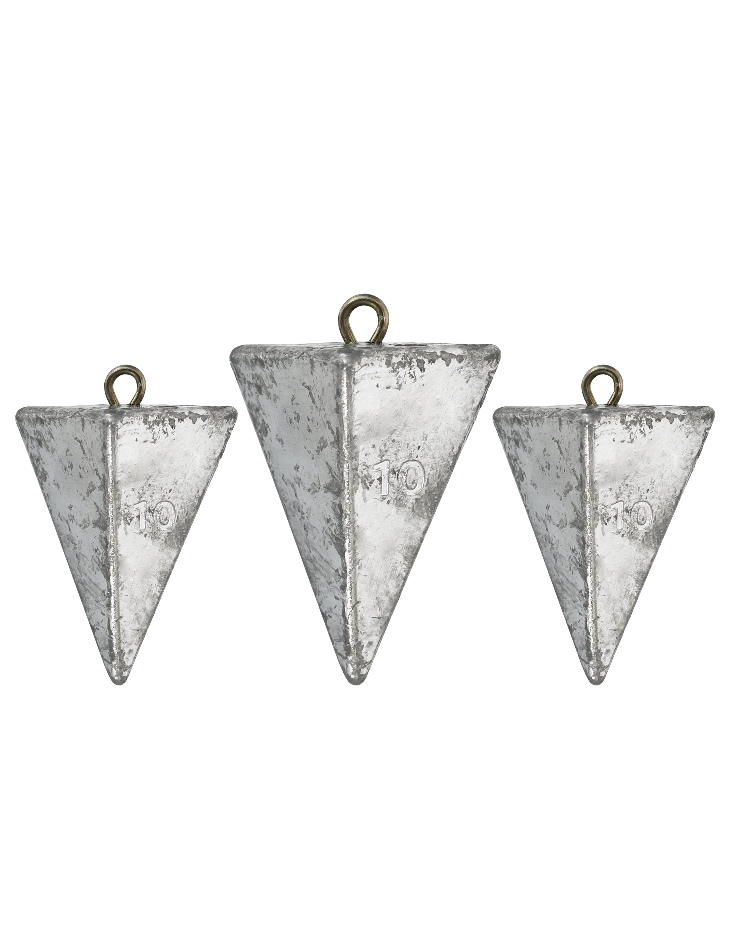 BLUEWING 10oz Fishing Weights Sinker Weights Pyramid Lead Saltwater ...