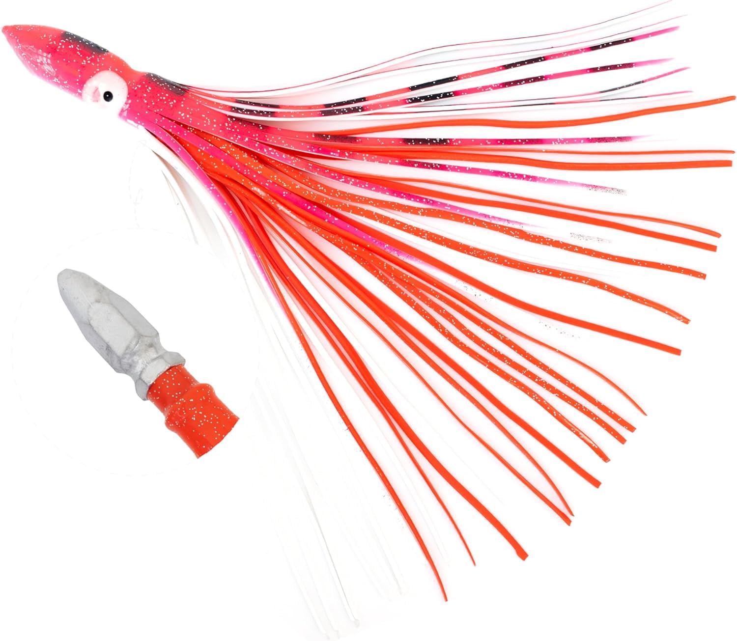 BLUEWING 12in Weighted Squid Trolling Lure with Lead Head 1pc Octopus ...