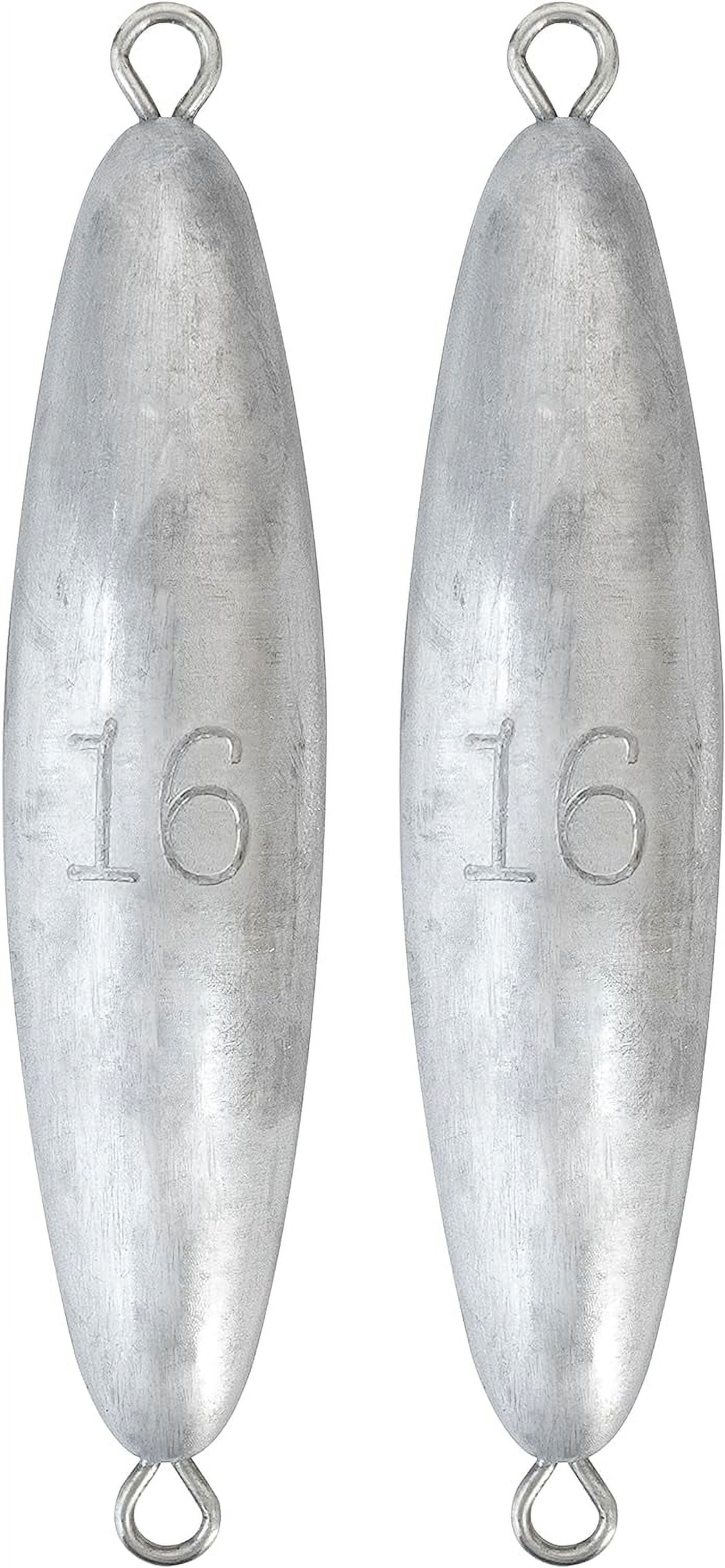 BLUEWING 16oz Torpedo Sinker 2pcs Fishing Weight Sinkers Saltwater ...