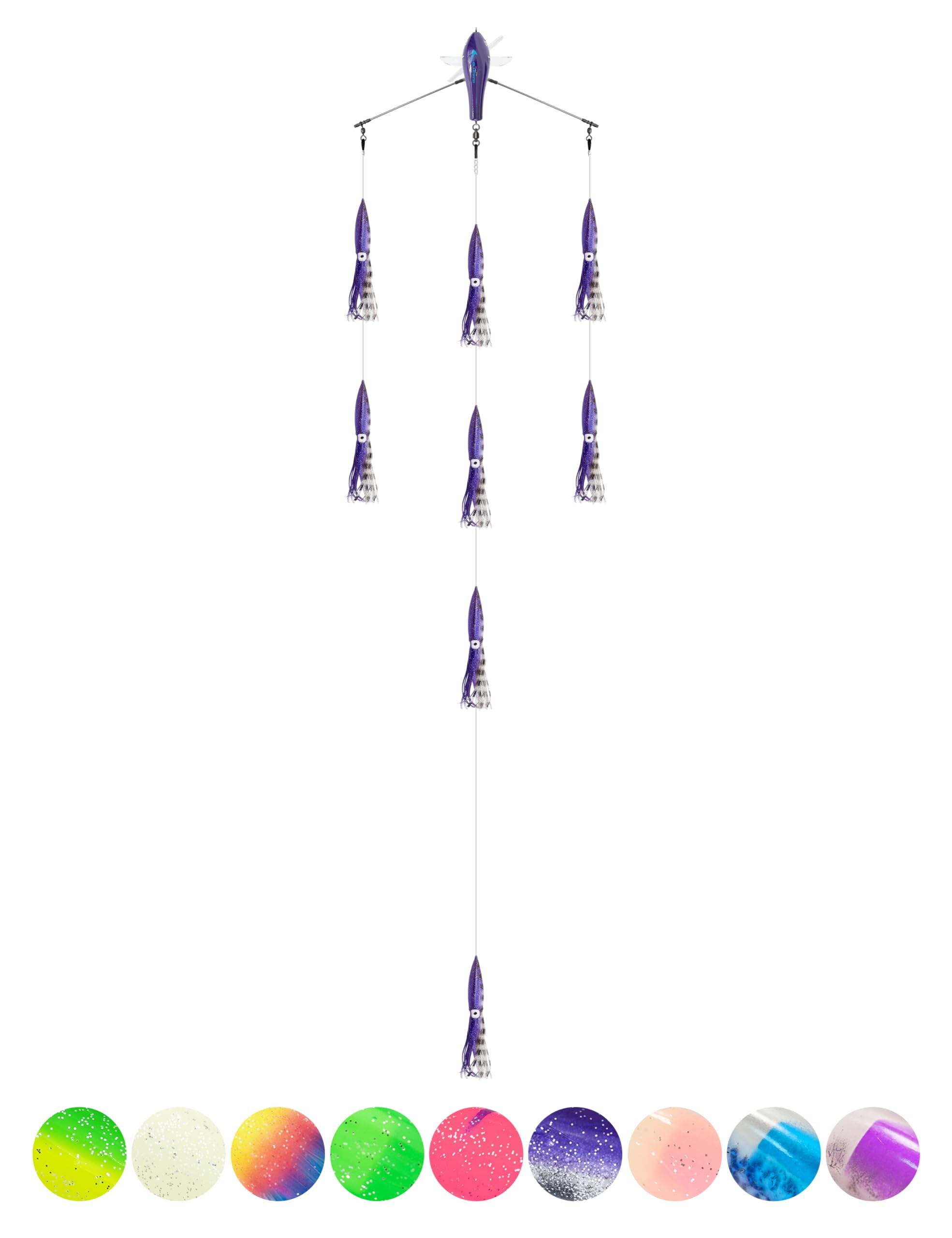 BLUEWING 18" Upgraded Fishing Spreader Bar Starboard Walker Offshore ...