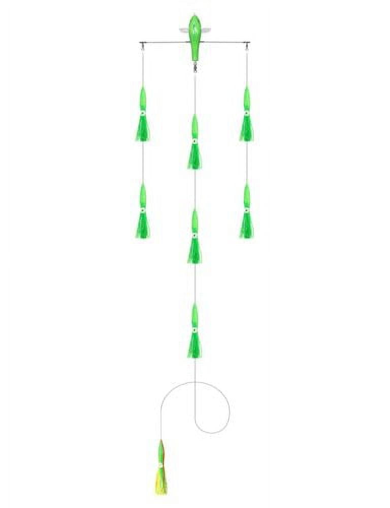 BLUEWING 18in Fishing Spreader Bar Splasher Baits Bulb Squids and ...