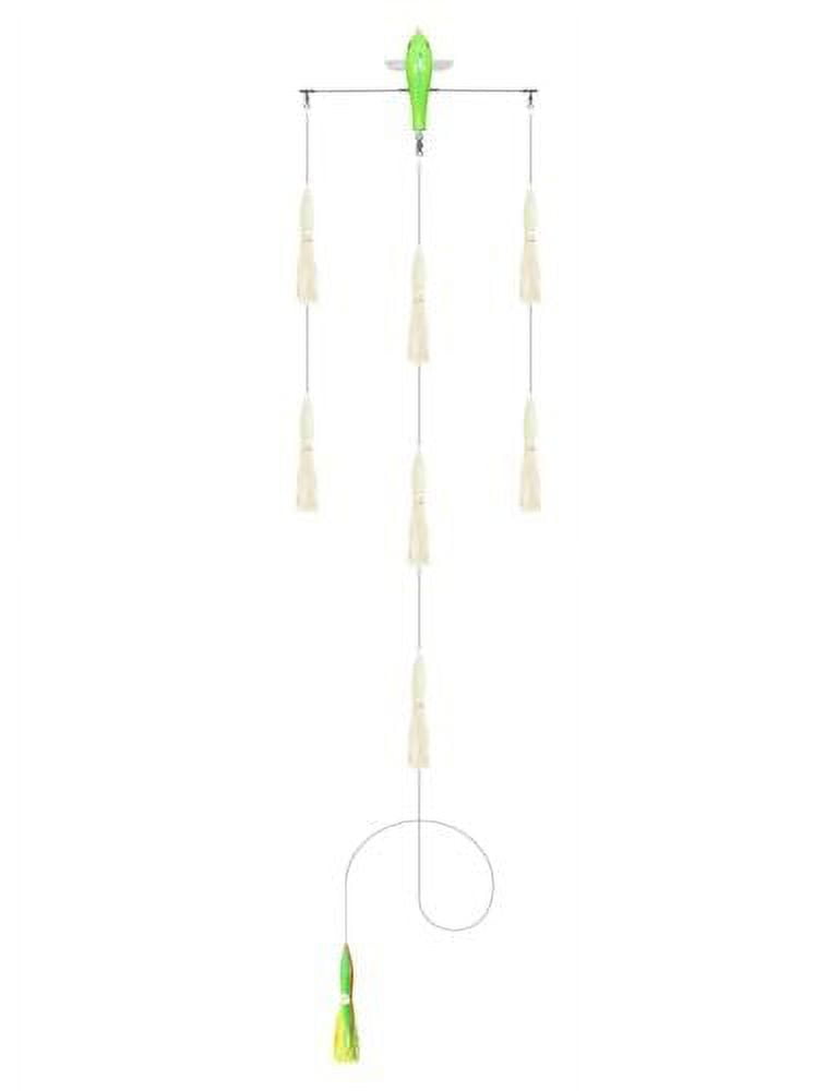 BLUEWING 18in Fishing Spreader Bar Splasher Baits Bulb Squids and ...