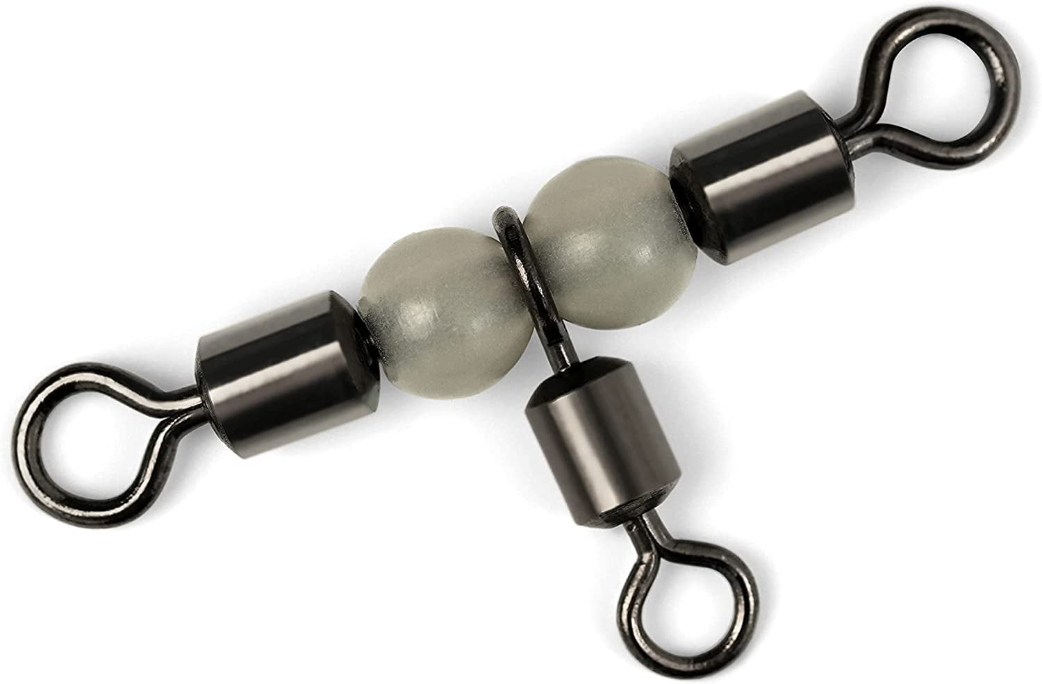 BLUEWING 3 Way Swivel Fishing Crossline Swivels Glow Beads Fishing ...