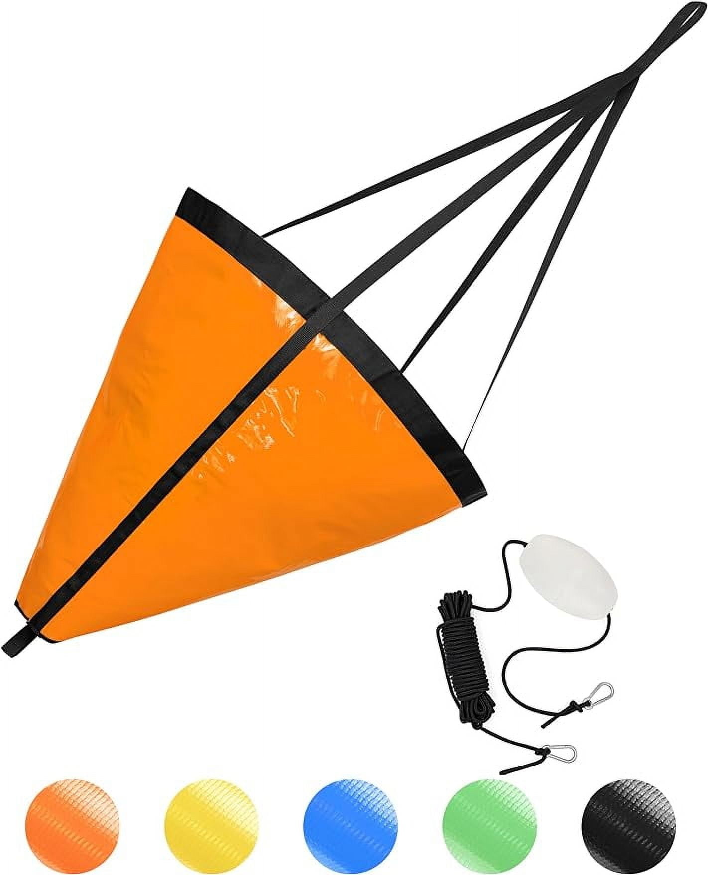 BLUEWING 32" Drift Sock Sea Anchors with Buoy Ball Float Leash 840D ...