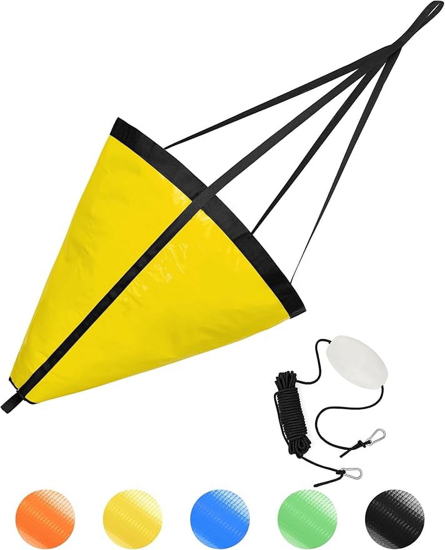 BLUEWING 32" Drift Sock Sea Anchors with Buoy Ball Float Leash 840D ...