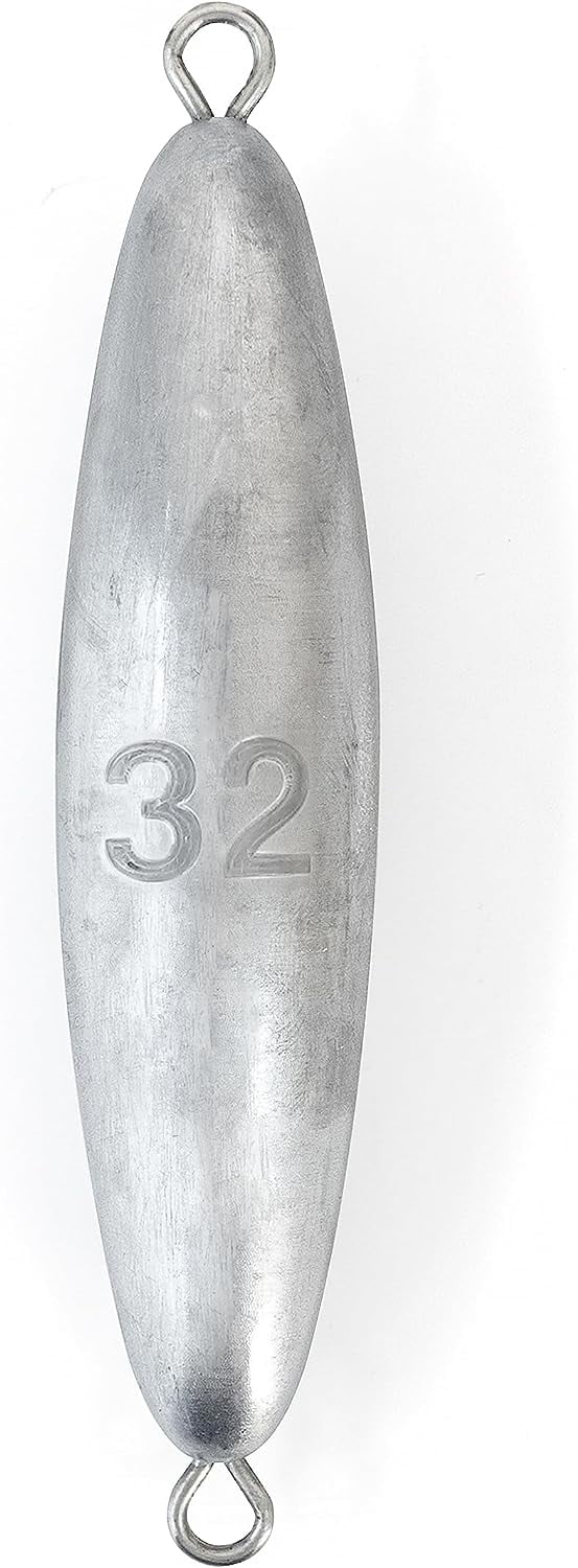 BLUEWING 32oz Torpedo Sinker 1pc Fishing Weight Sinkers Saltwater Bullet Lead Fishing Sinkers ...