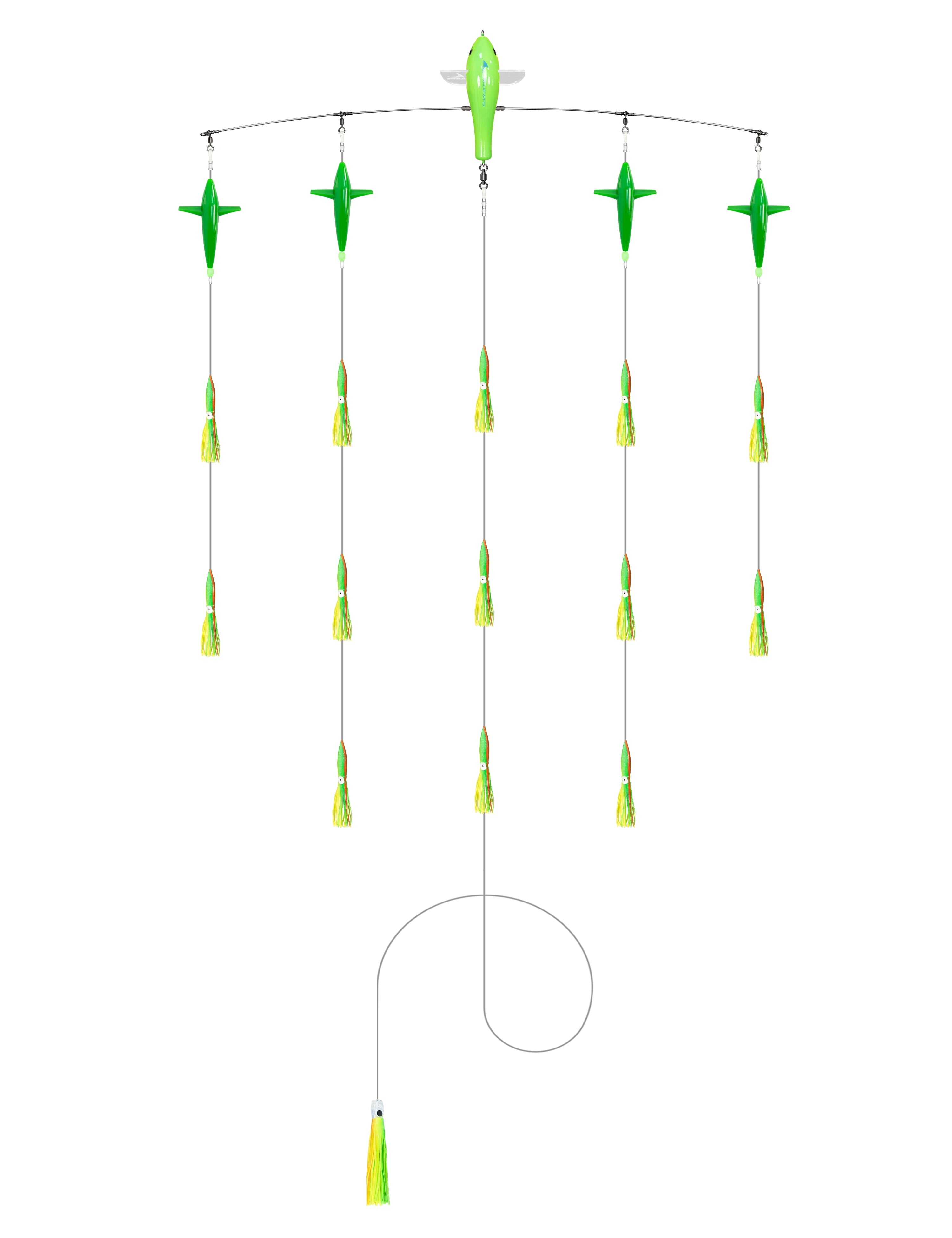 BLUEWING 36in Fishing Spreader Bar Canyon Offshore Spreader Bar with ...