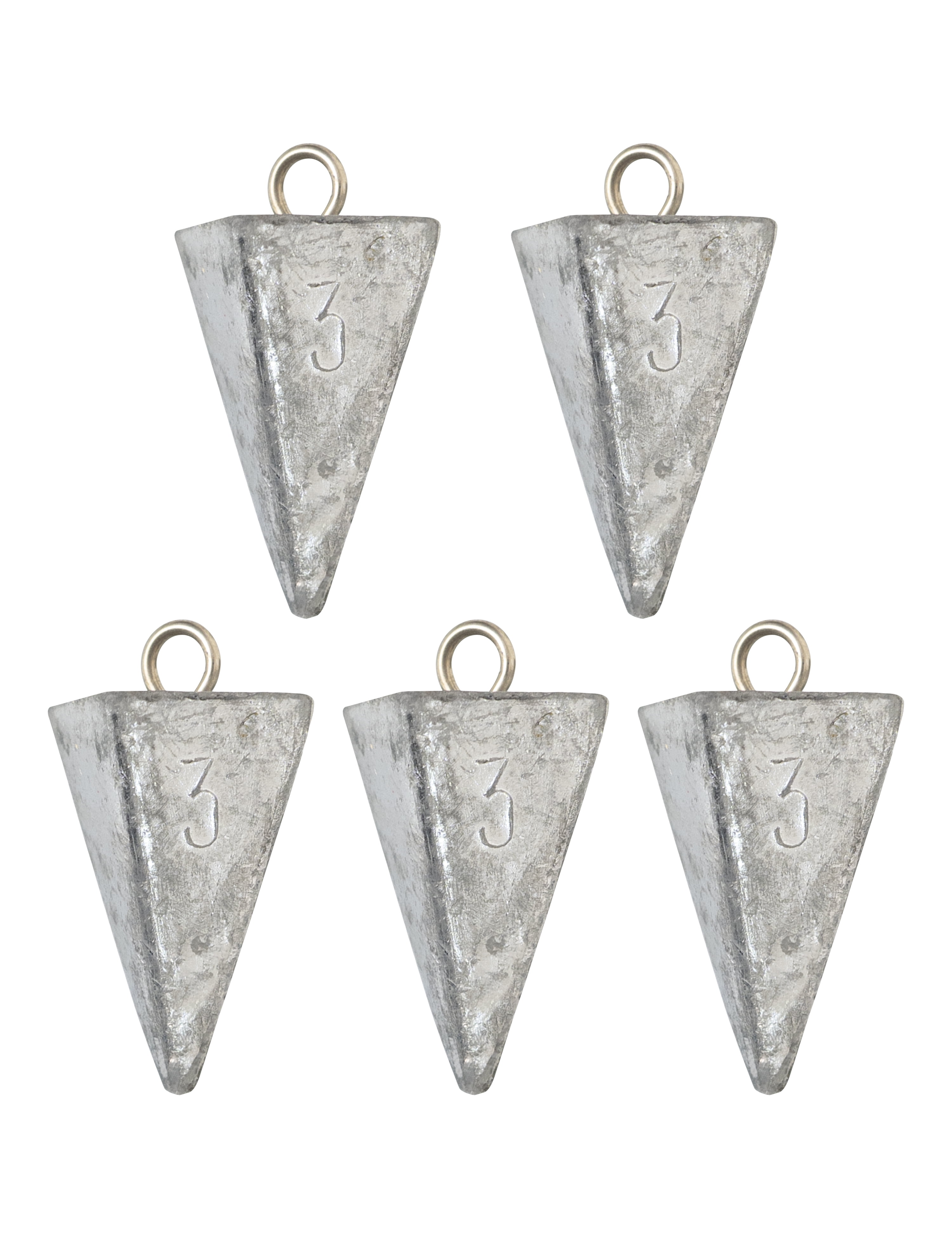 BLUEWING 3oz Fishing Weights Sinker Weights Pyramid Lead Saltwater ...