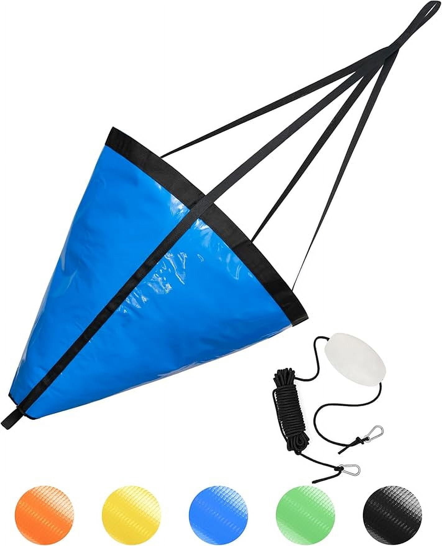 BLUEWING 42" Drift Sock Sea Anchors with Buoy Ball Float Leash 840D ...
