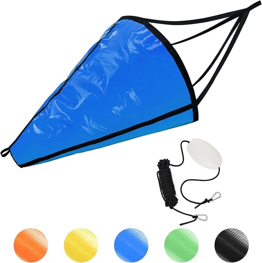 BLUEWING 53" Drift Sock Sea Anchors with Buoy Ball Float Leash 840D ...