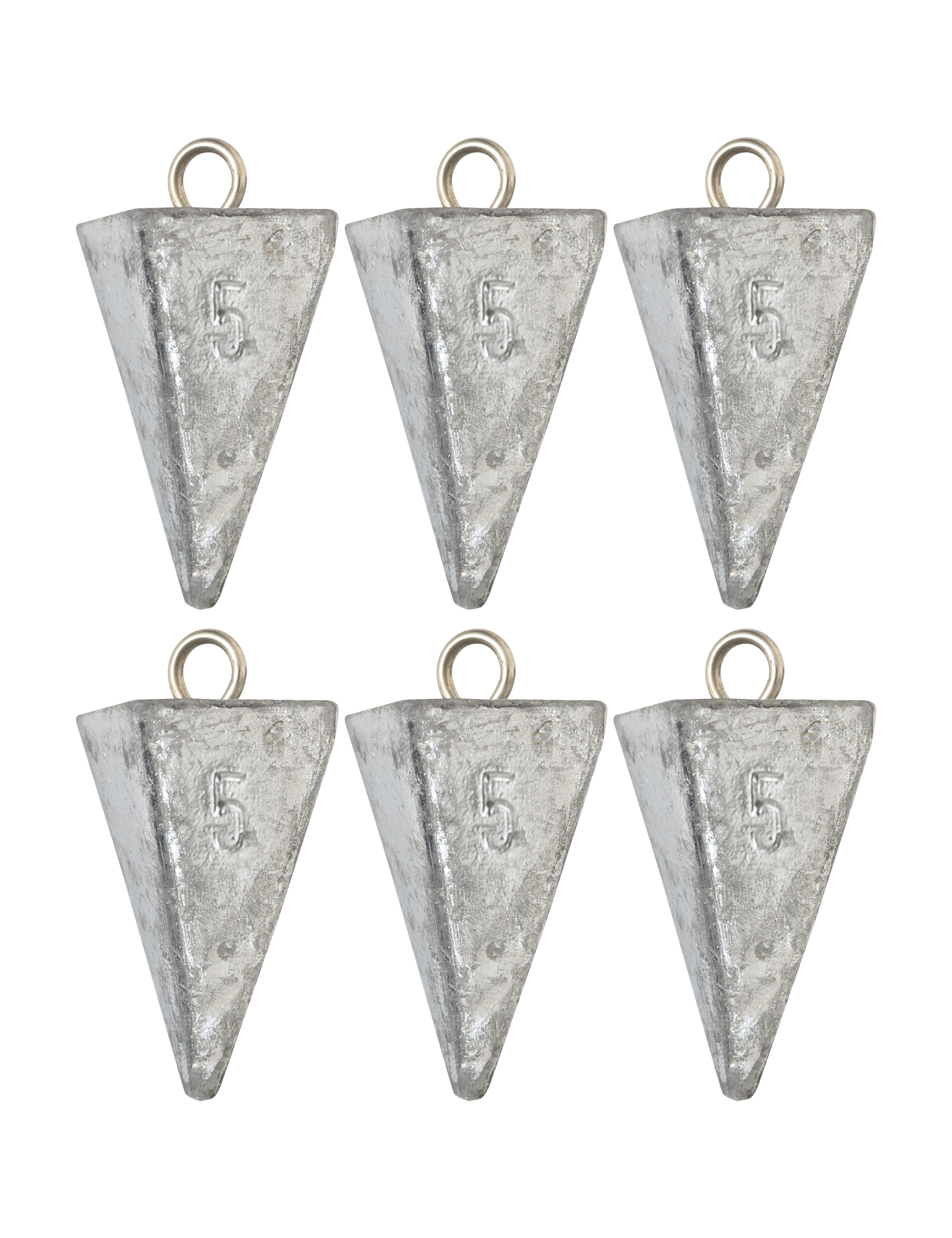 BLUEWING 5oz Fishing Weights Sinker Weights Pyramid Lead Saltwater ...