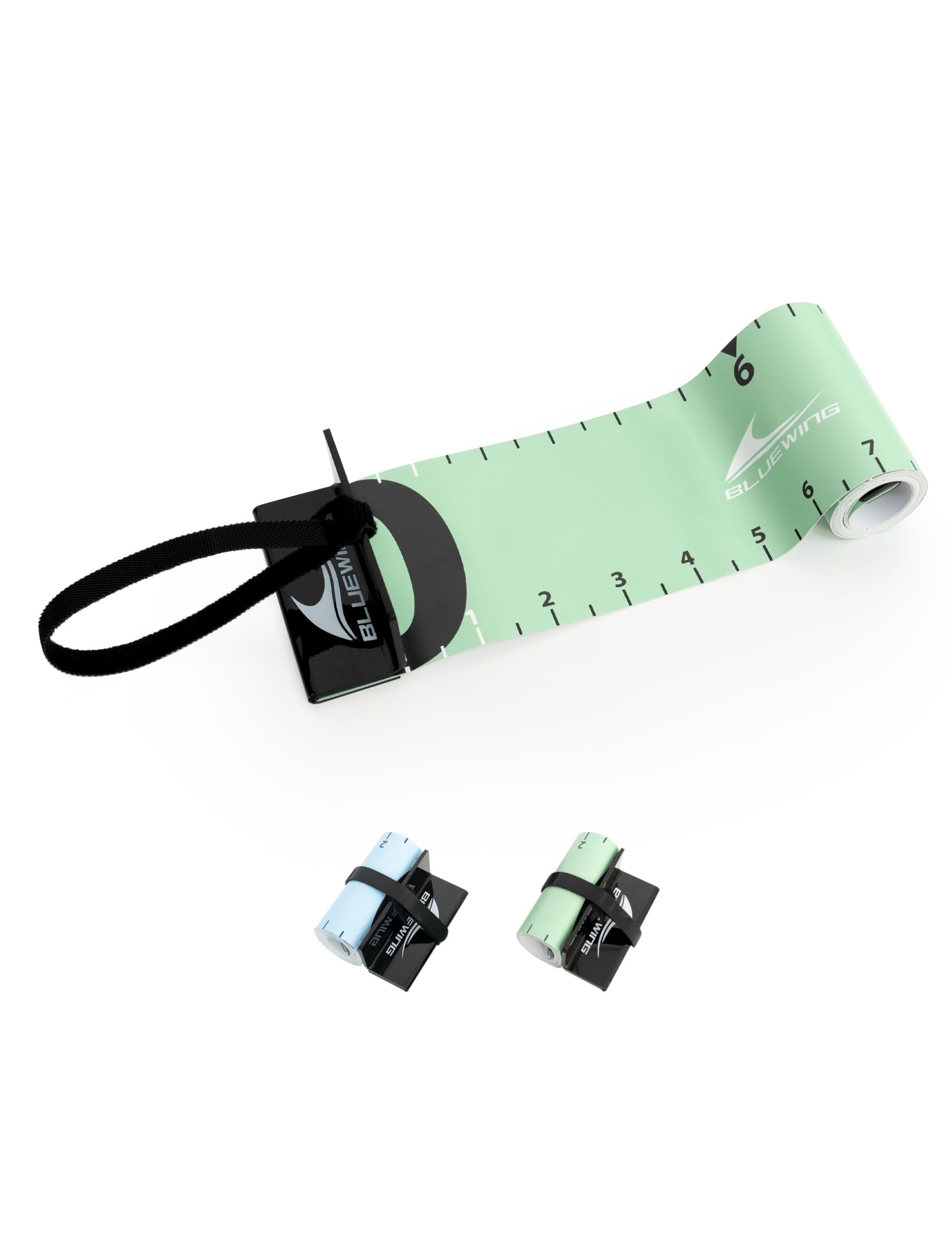 BLUEWING 60" Fishing Ruler Portable Roll Up Fishing Ruler Folding Fish ...