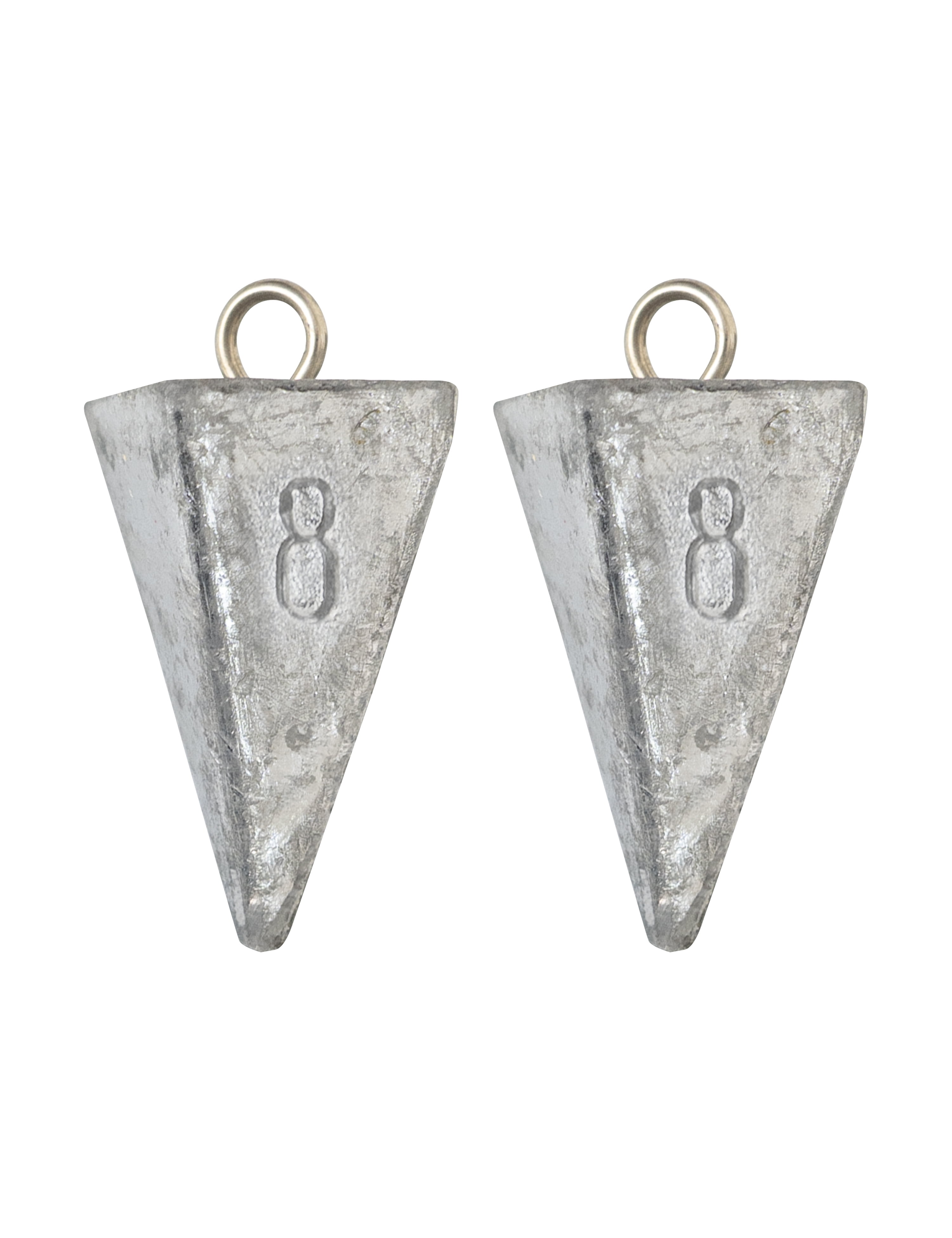 BLUEWING 8oz Fishing Weights Sinker Weights Pyramid Lead Saltwater Freshwater Fishing Weights ...