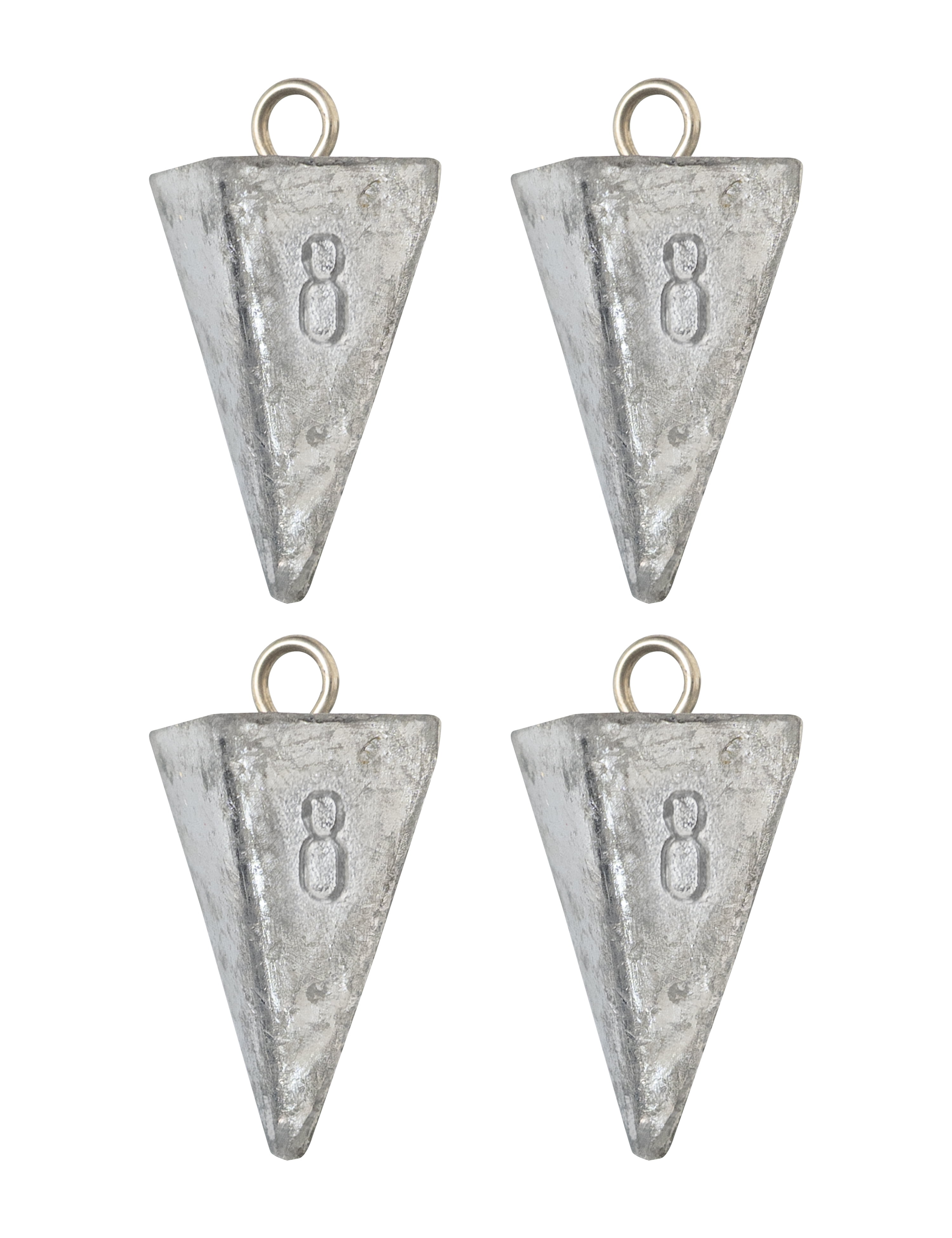 BLUEWING 8oz Fishing Weights Sinker Weights Pyramid Lead Saltwater ...