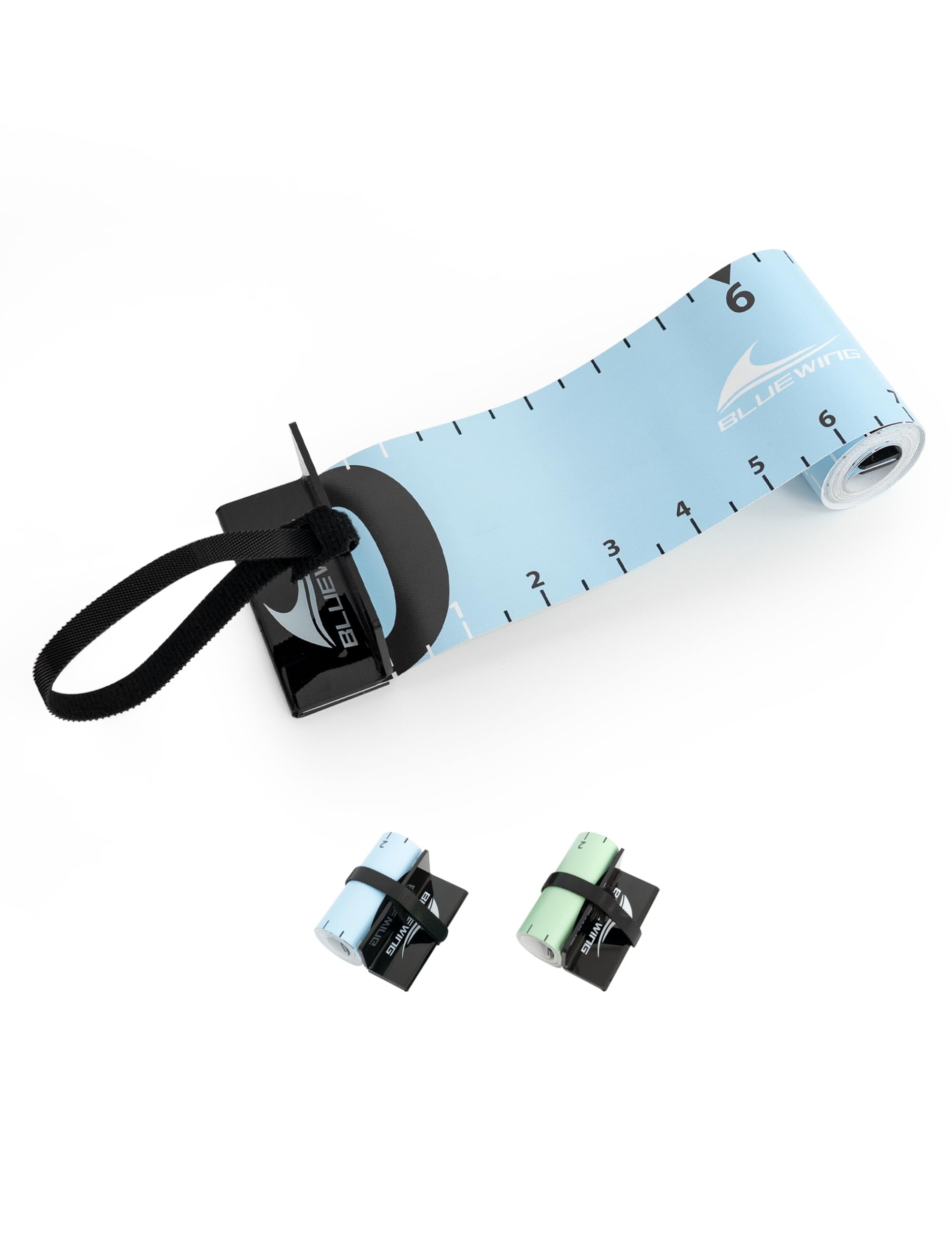 BLUEWING 96" Fishing Ruler Portable Roll Up Fishing Ruler Folding Fish ...