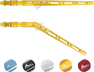 BLUEWING Adjustable Bent Rod Butt Heavy Duty Aluminum Alloy Rod Butt ...