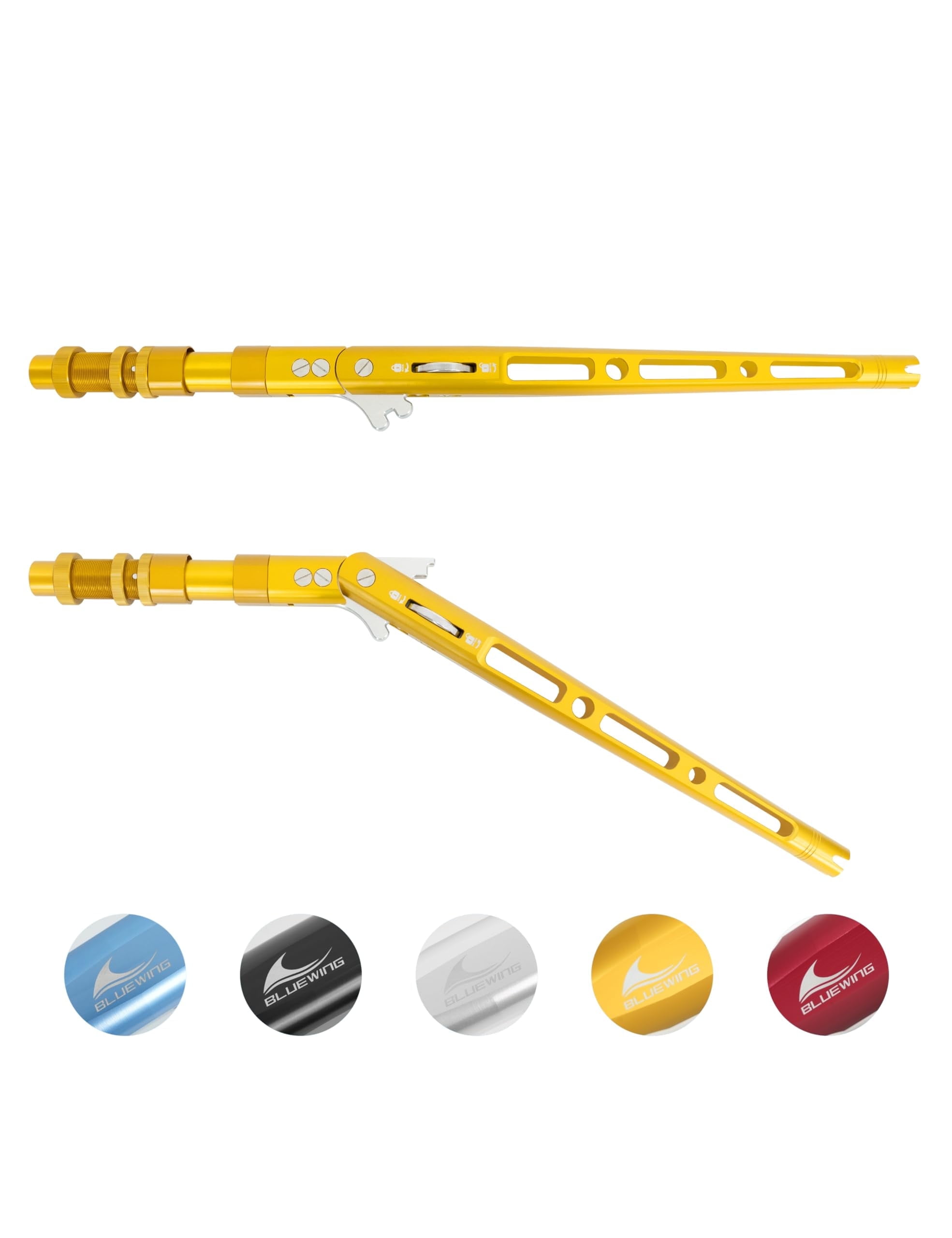 BLUEWING Adjustable Bent Rod Butt Heavy Duty Aluminum Alloy Rod Butt ...