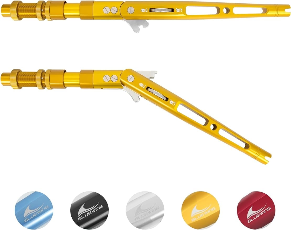 BLUEWING Adjustable Bent Rod Butt Heavy Duty Aluminum Alloy Rod Butt ...