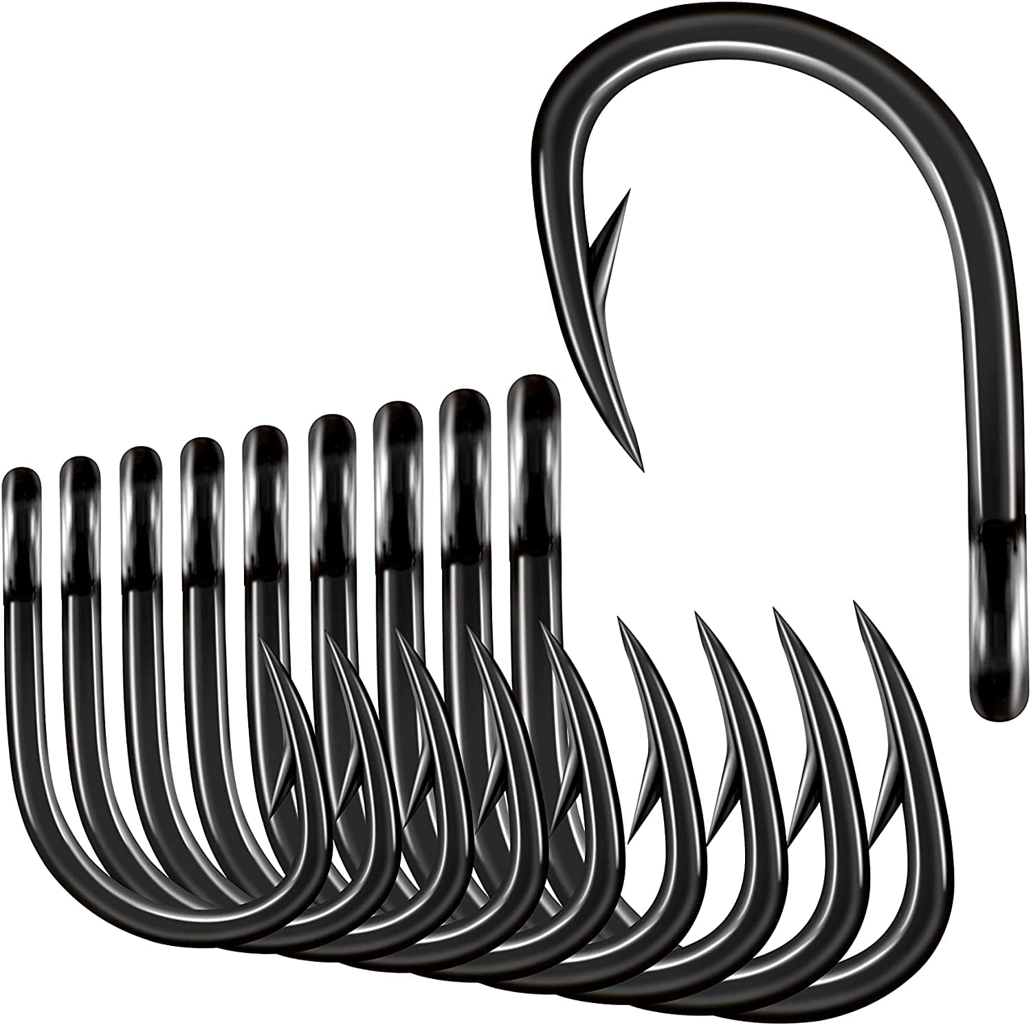 BLUEWING Big Game Live Bait Hooks Cutting Point Fishing Hooks High ...