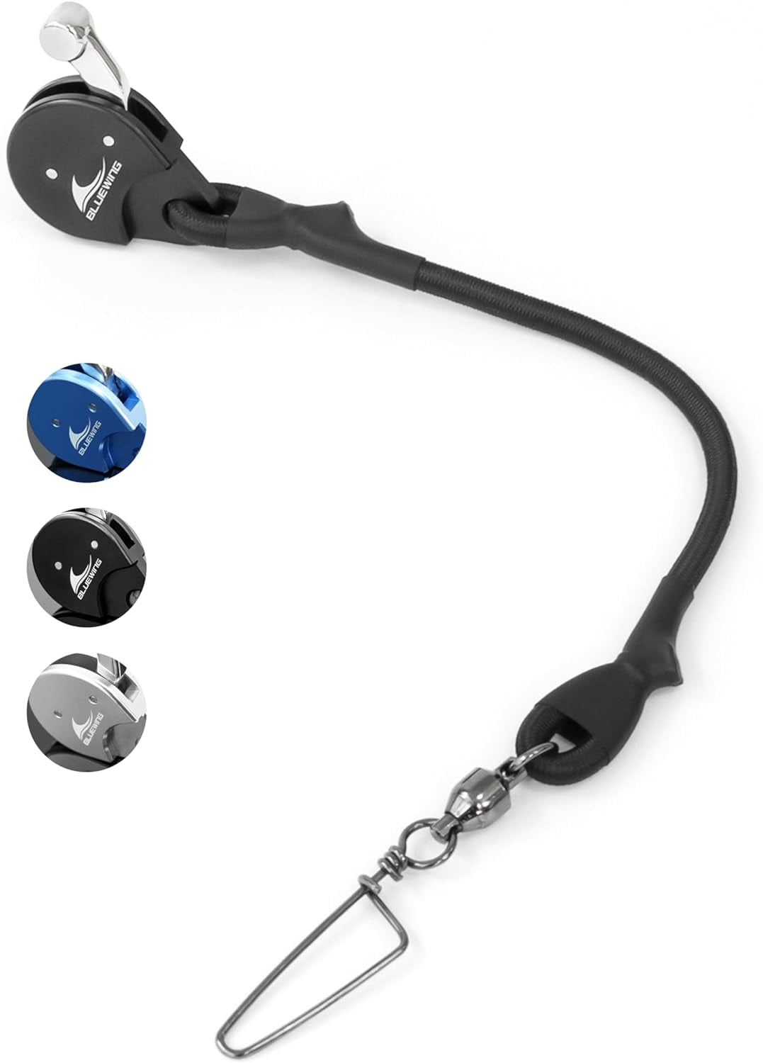 BLUEWING Blue Water Outrigger Halyard Line Lock Pulley Aluminium Alloy ...