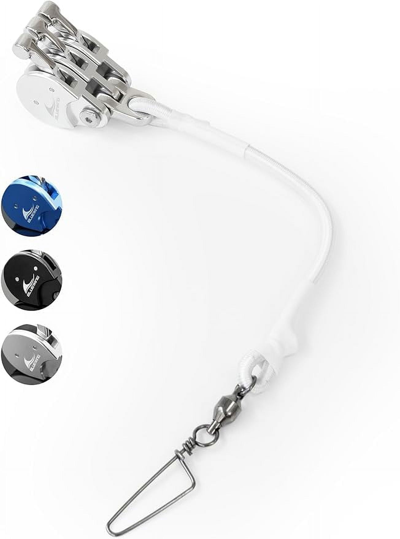 BLUEWING Blue Water Outrigger Halyard Line Lock Pulley with Stainless ...
