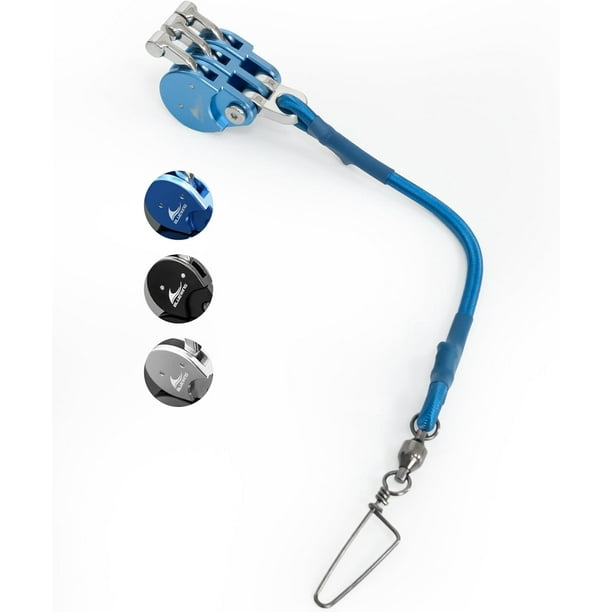 BLUEWING Blue Water Outrigger Halyard Line Lock Pulley Aluminium Alloy ...
