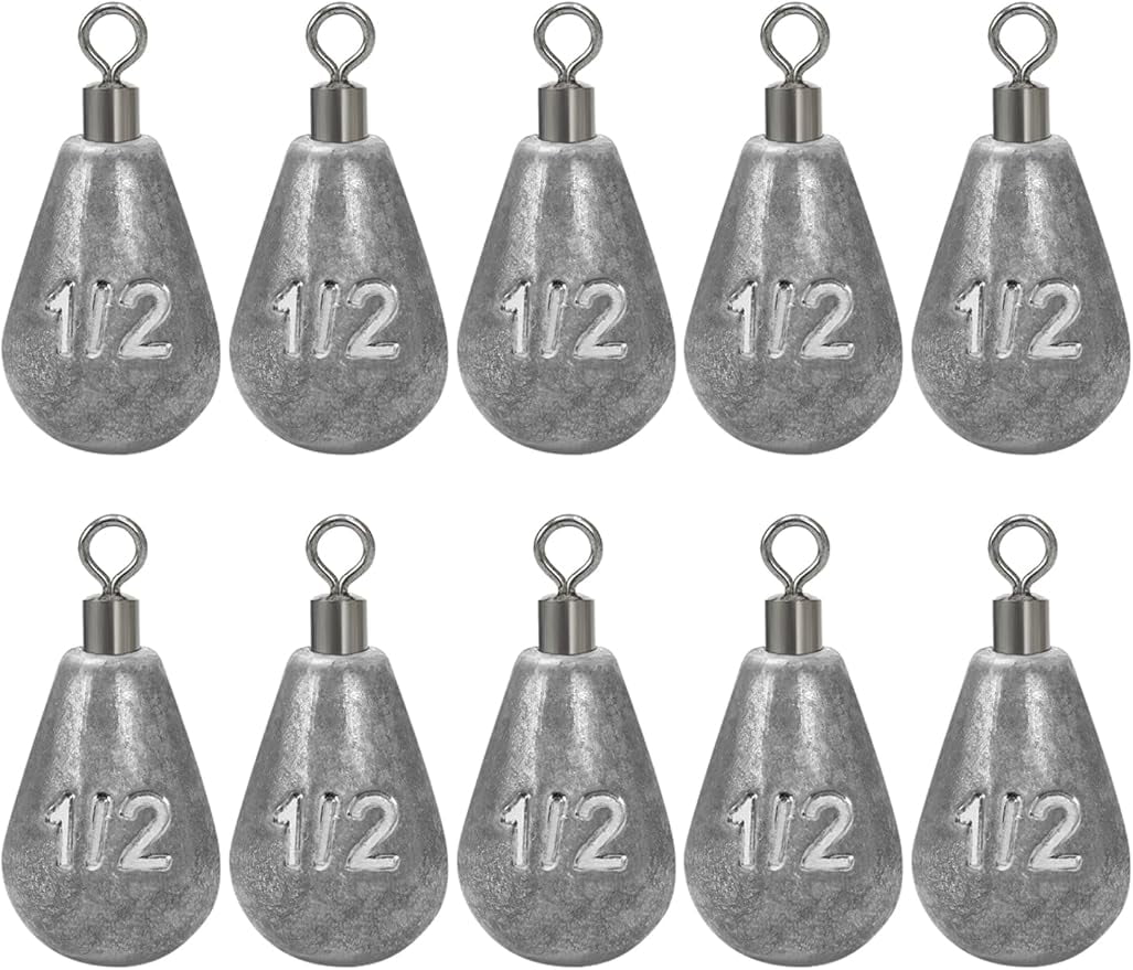 BLUEWING Casting Swivel Bell Sinkers Fishing Weights Sinkers Dipsey ...
