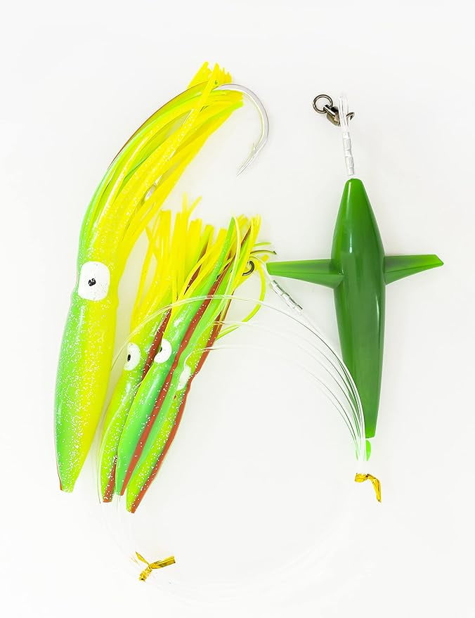 BLUEWING Daisy Chain Big Game Daisy Bird Bulb Squid Trolling Bird Tuna ...