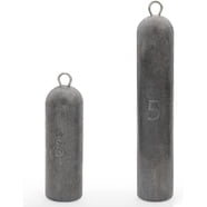 Dr.Fish 50 pcs Fishing Drop Shot Weights 1/8 Lead Skinny Sinkers with ...