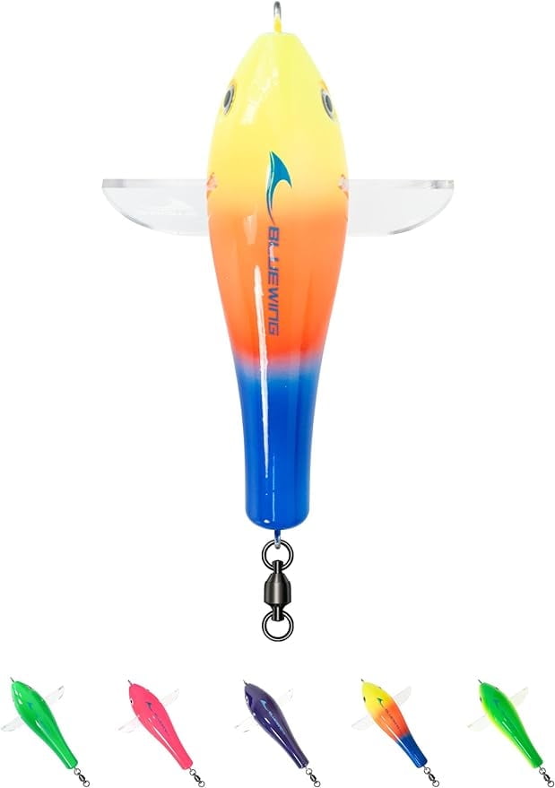 BLUEWING Deluxe Trolling Bird 1pc Trolling Lures 7.28in Mahi Trolling Lures for Big Game Tuna ...
