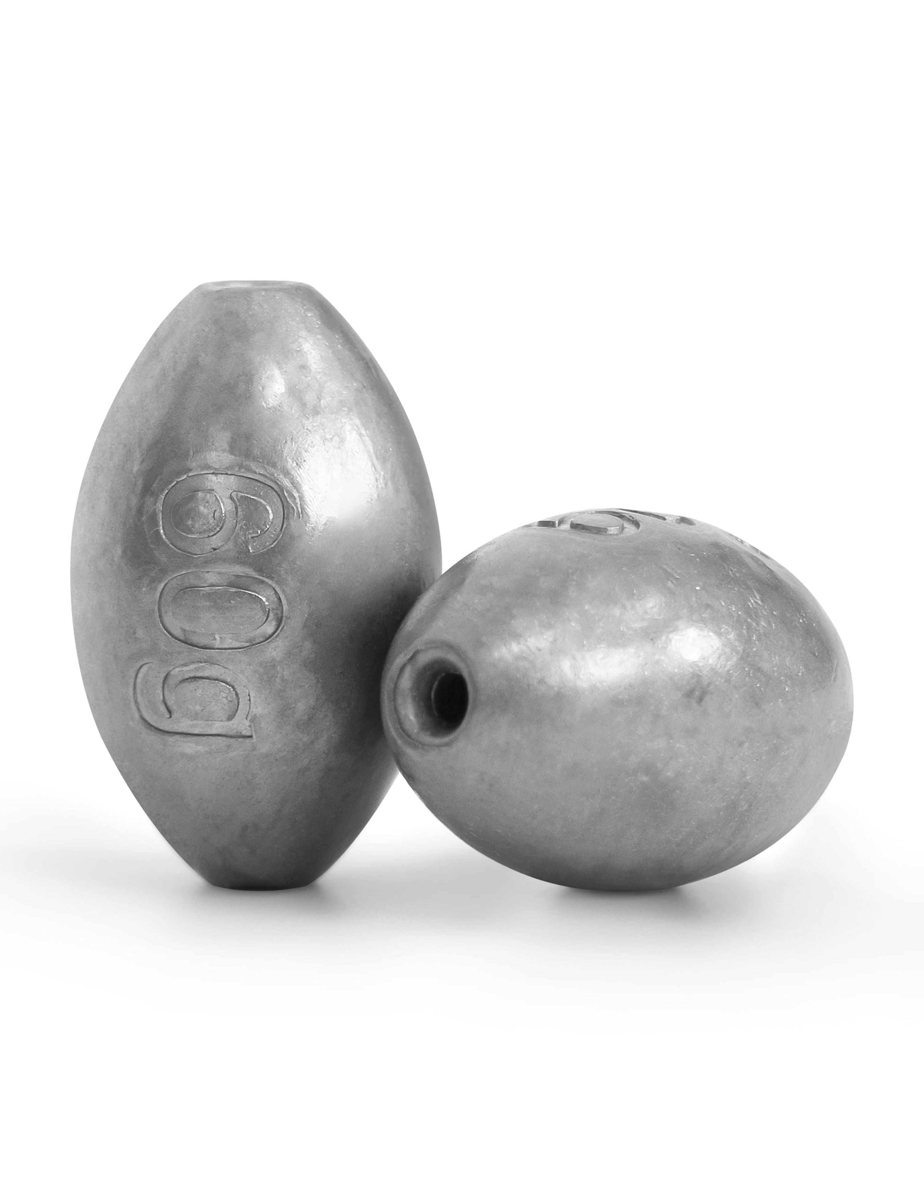 BLUEWING Egg Sinkers Lead Fishing Weights Sinkers Oval Bullet Weights ...