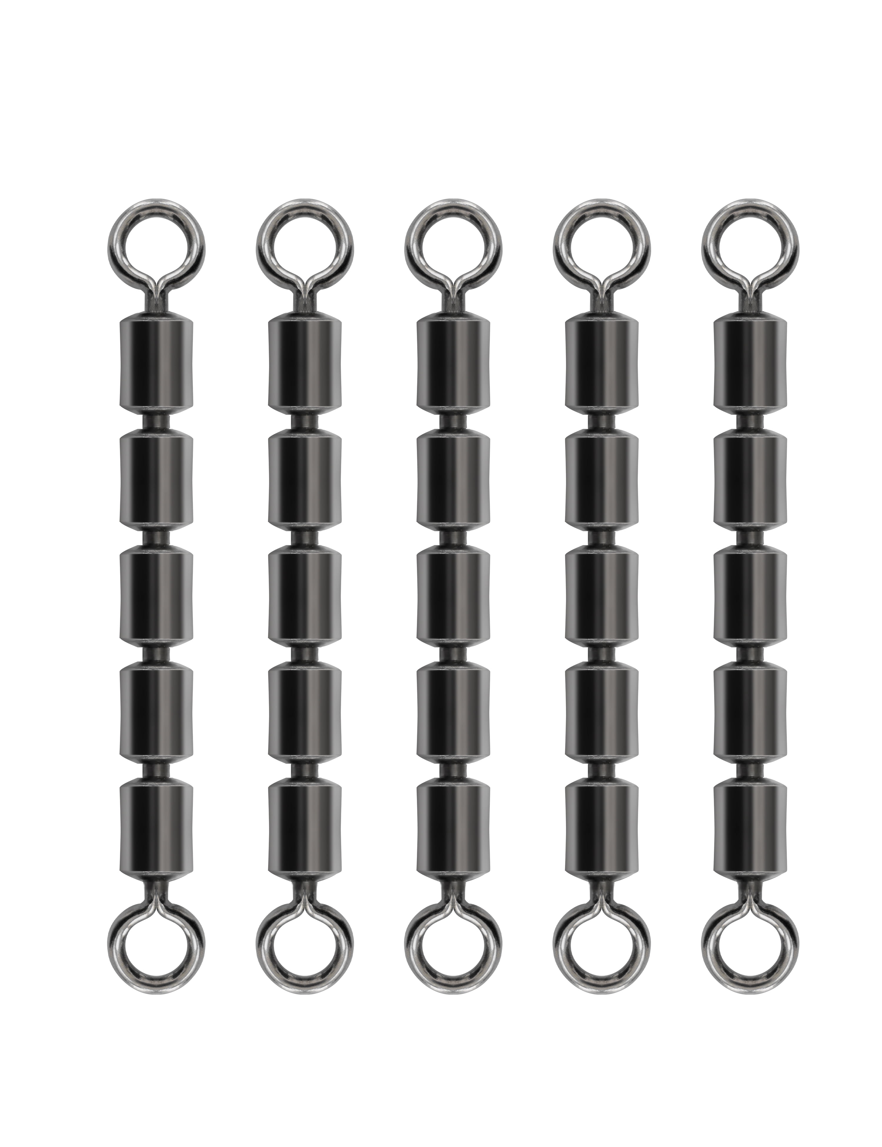 BLUEWING Fishing Barrel Swivels 84lbs High Speed Multi Link Barrel Swivels 5 Roller Chain ...