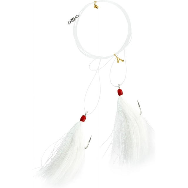 BLUEWING Fishing Rigs HI-LO Rig Sparkle Series Bucktail Mylar Flash ...